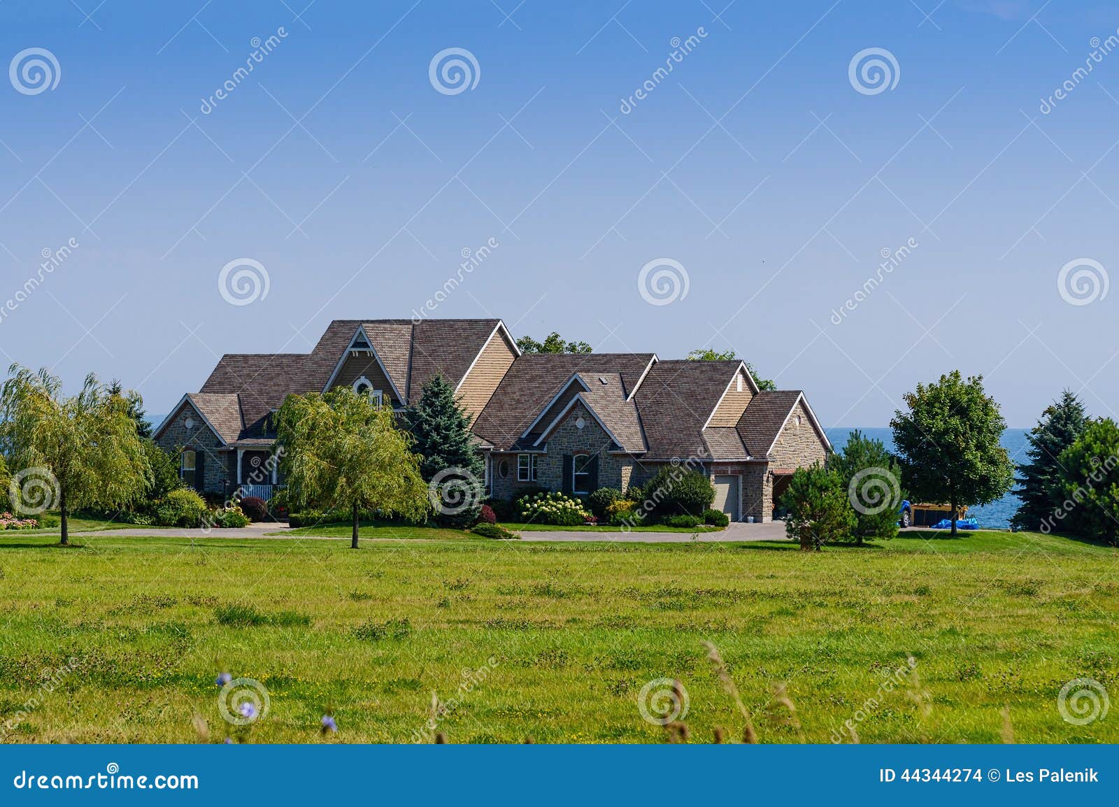 Luxury country home stock photo. Image of prestide, large - 44344274