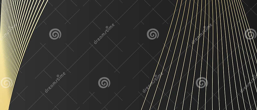 Luxury Creative Gold Dynamic Diagonal Line Pattern Stock Illustration ...