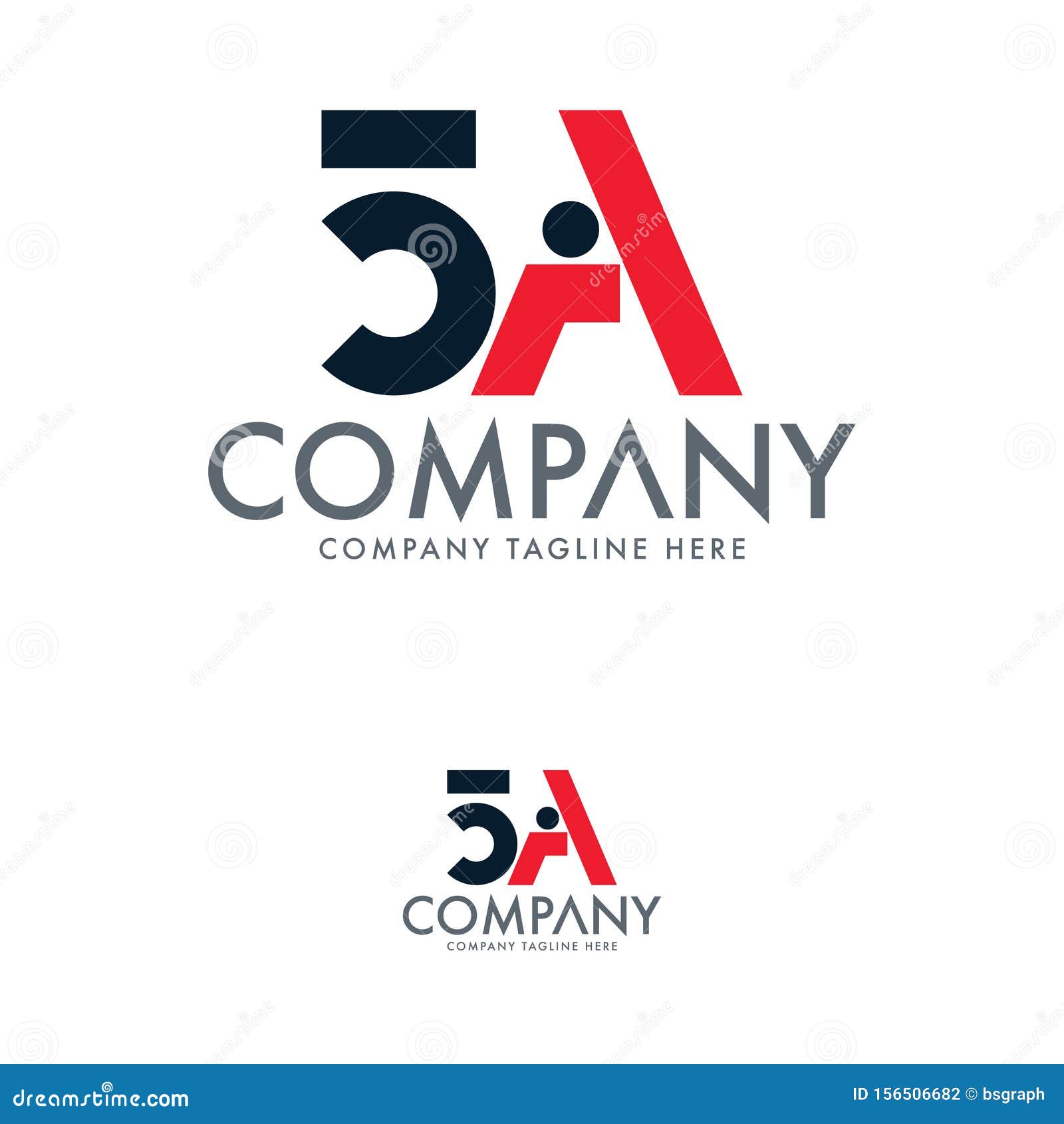 Luxury and Creative 5A Logo Template Stock Illustration - Illustration ...