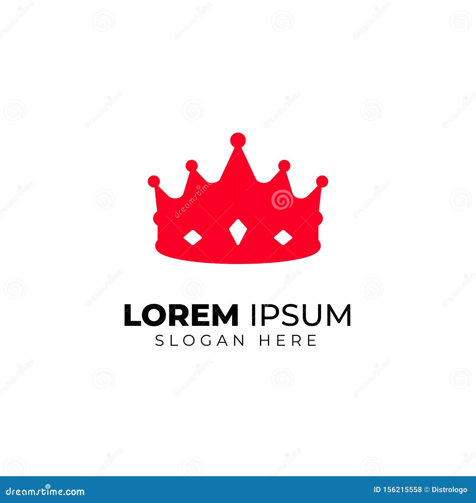 Luxury Crown Logo Vector Template. Linear Crown Icon Vector Stock ...