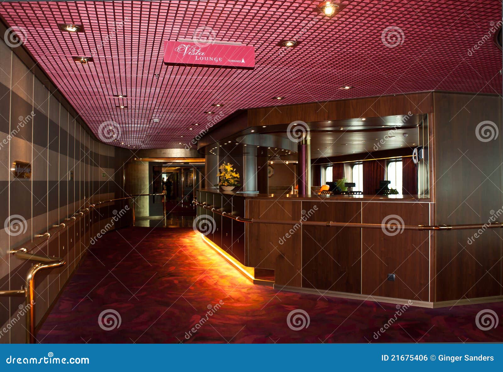 Luxury Cruise Ship Hallway and Lounge Editorial Photo - Image of ...