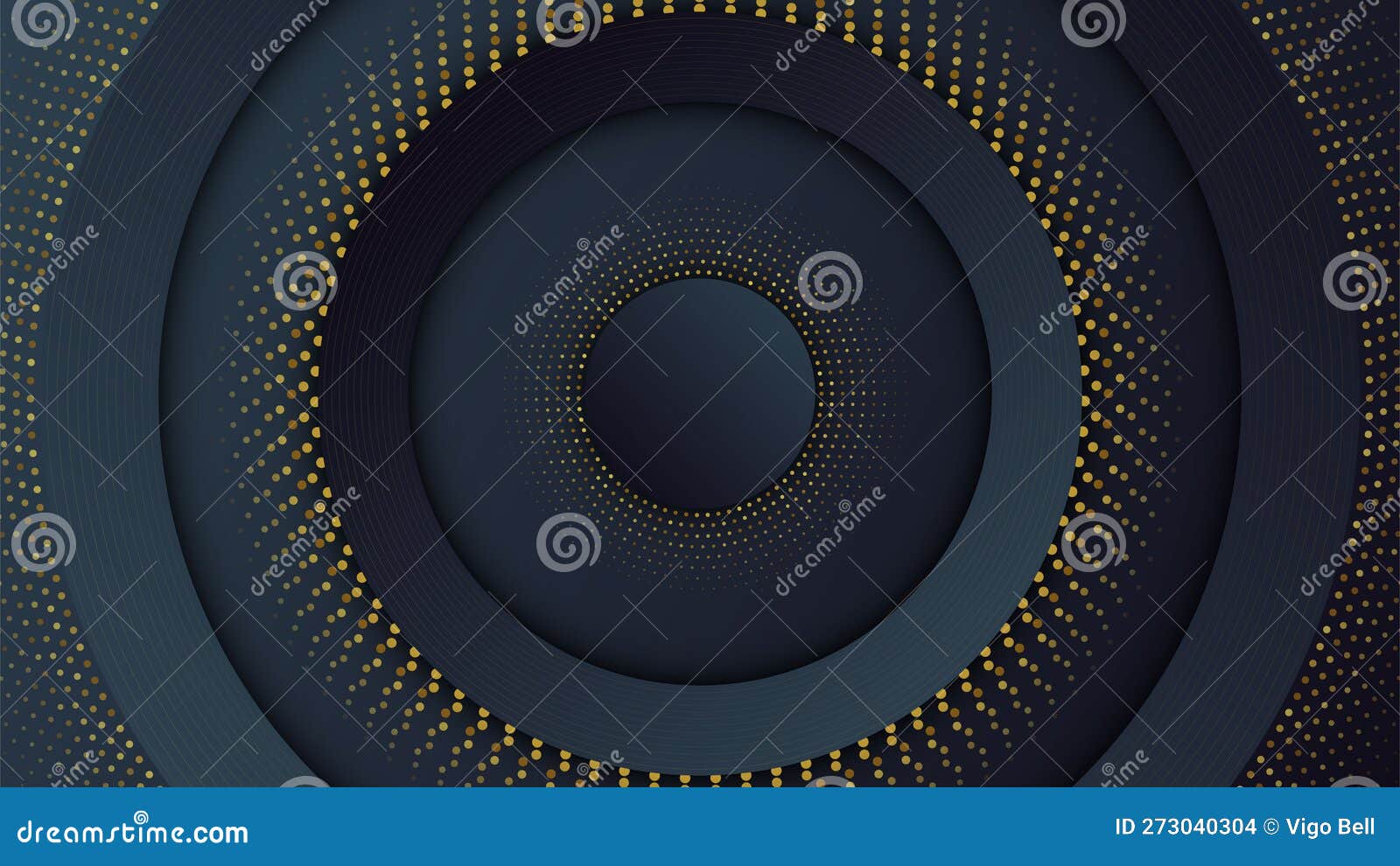 Luxury Dark Circle Background. Vector Illustration Stock Vector ...