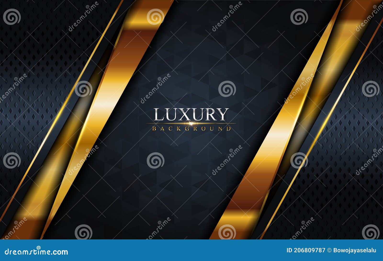 Luxury Dark Navy Combination with Golden Lines Background Design Stock ...