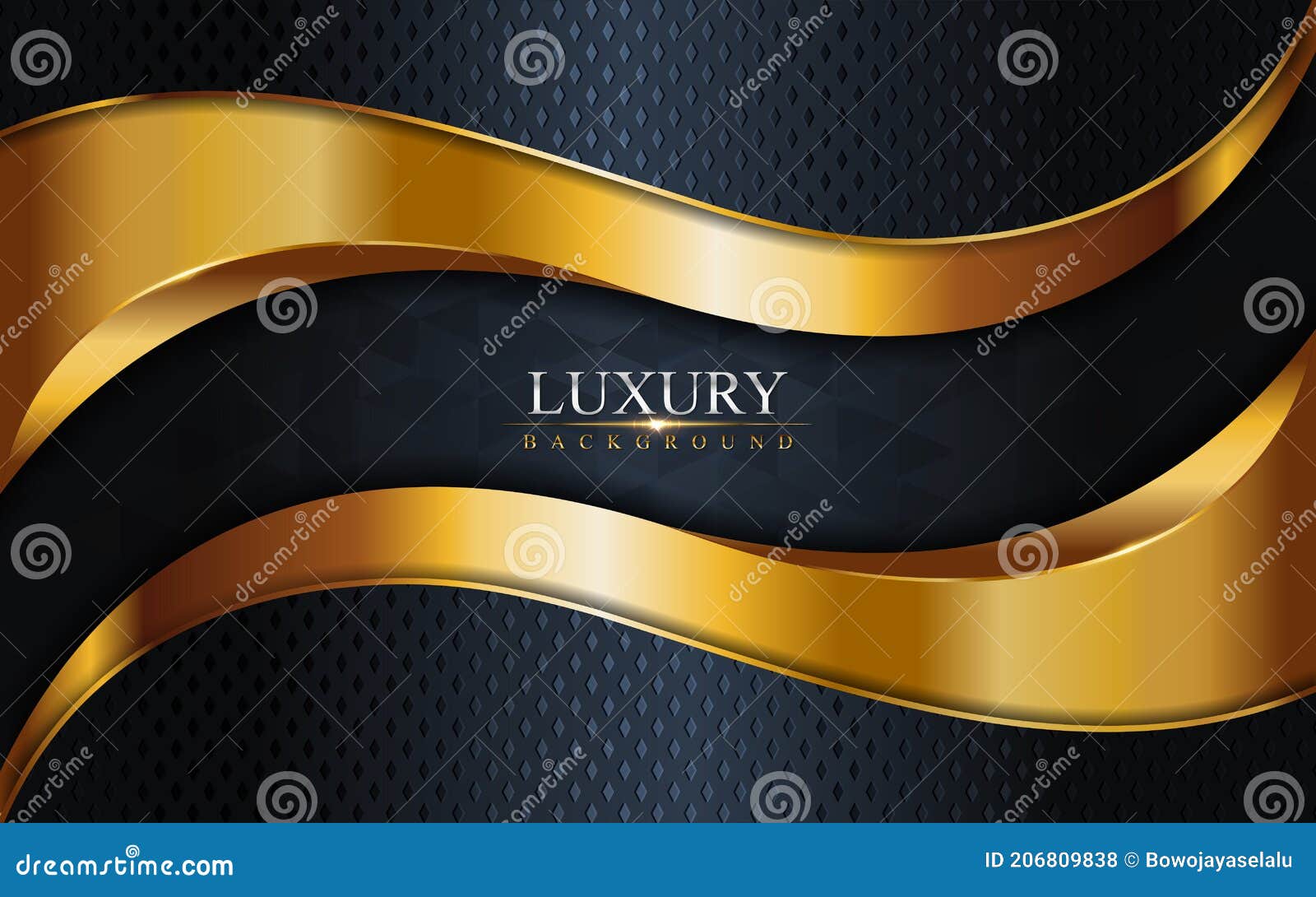 Luxury Dark Navy Combination with Golden Lines Background Design Stock ...