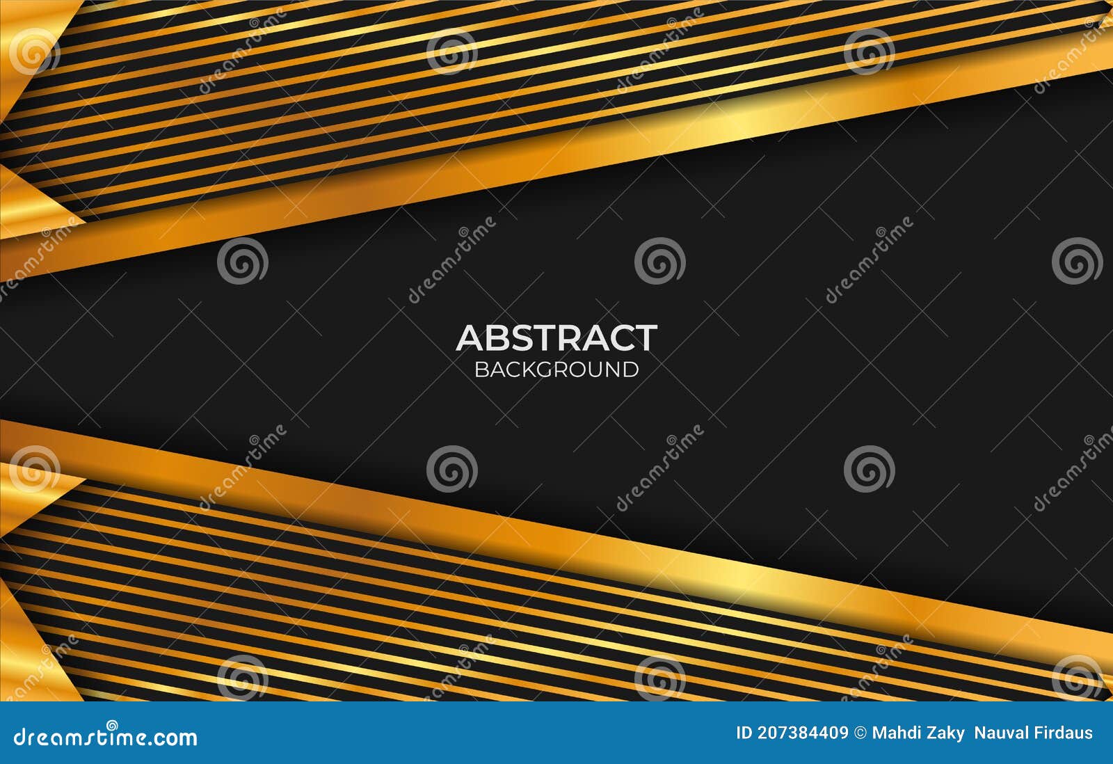 Luxury Design Black and Gold Style Stock Illustration - Illustration of ...