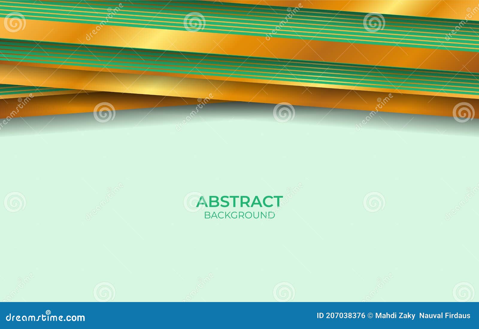 Luxury Design Green and Gold Stock Vector - Illustration of elegant ...