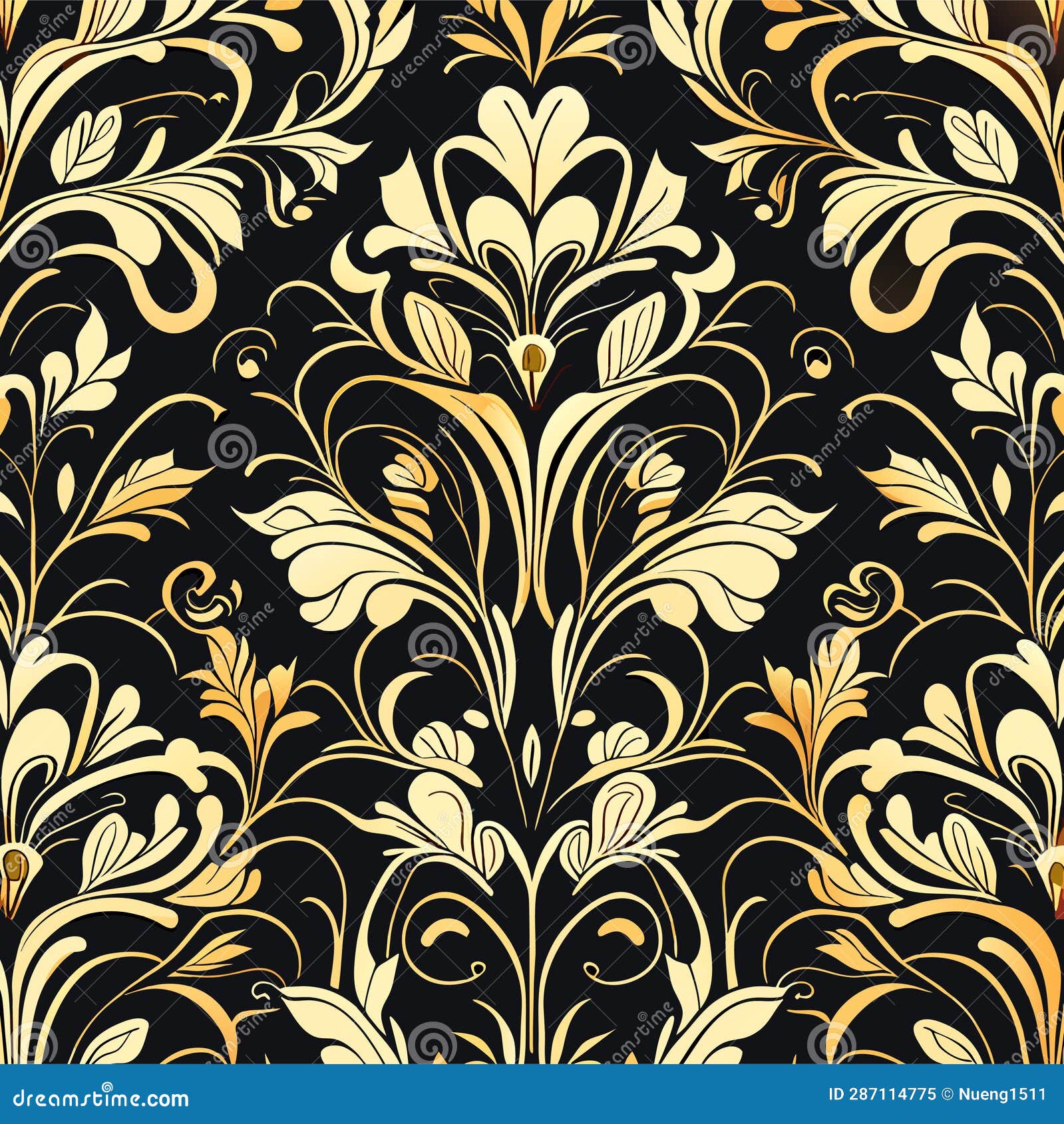 Luxury Design Pattern Seamless Illustration Background_55 Stock Vector ...