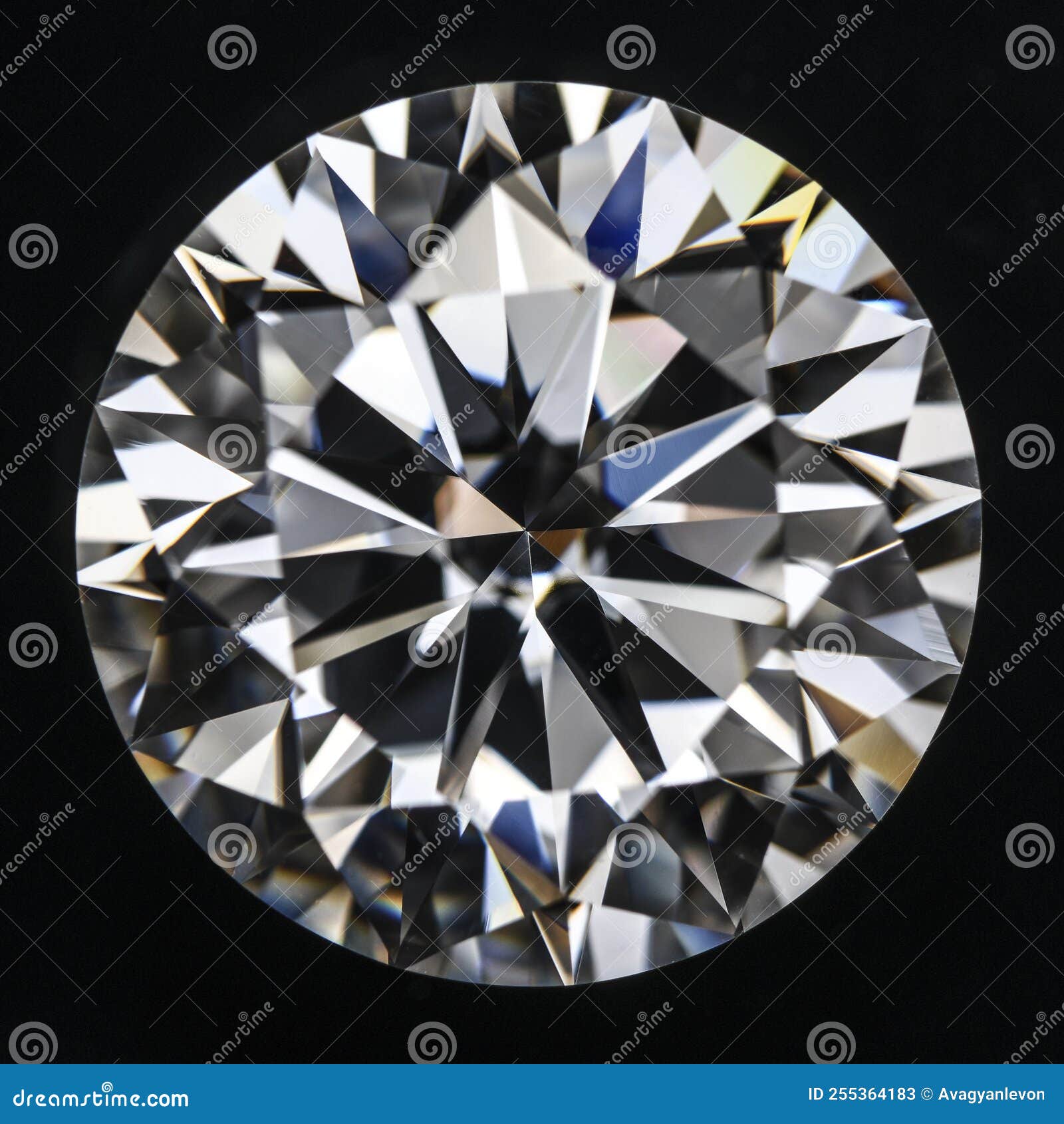 Diamond on the Black Background Stock Image - Image of diamond ...