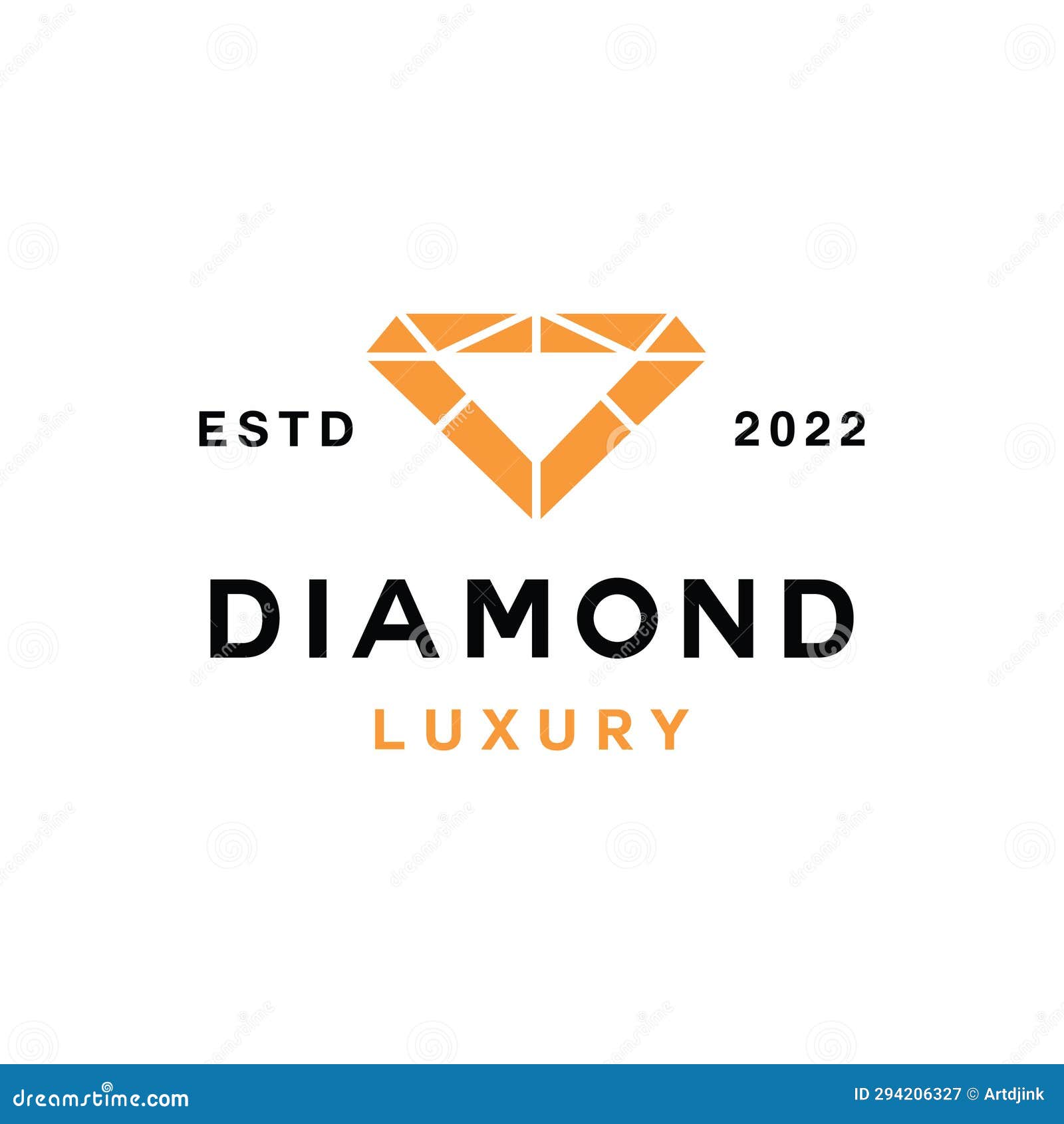 Luxury Diamond Logo Vector Design Graphic Emblem Stock Vector ...