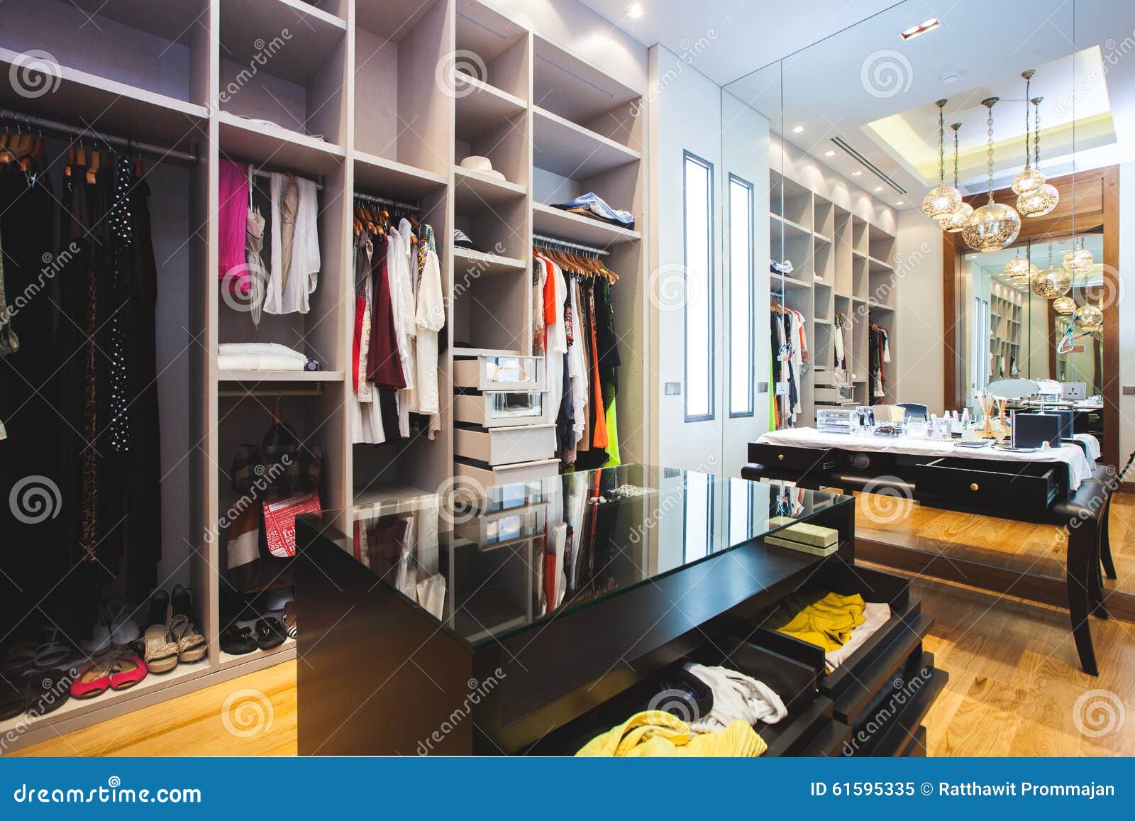 A luxury dressing room stock image. Image of close, showroom - 61595335