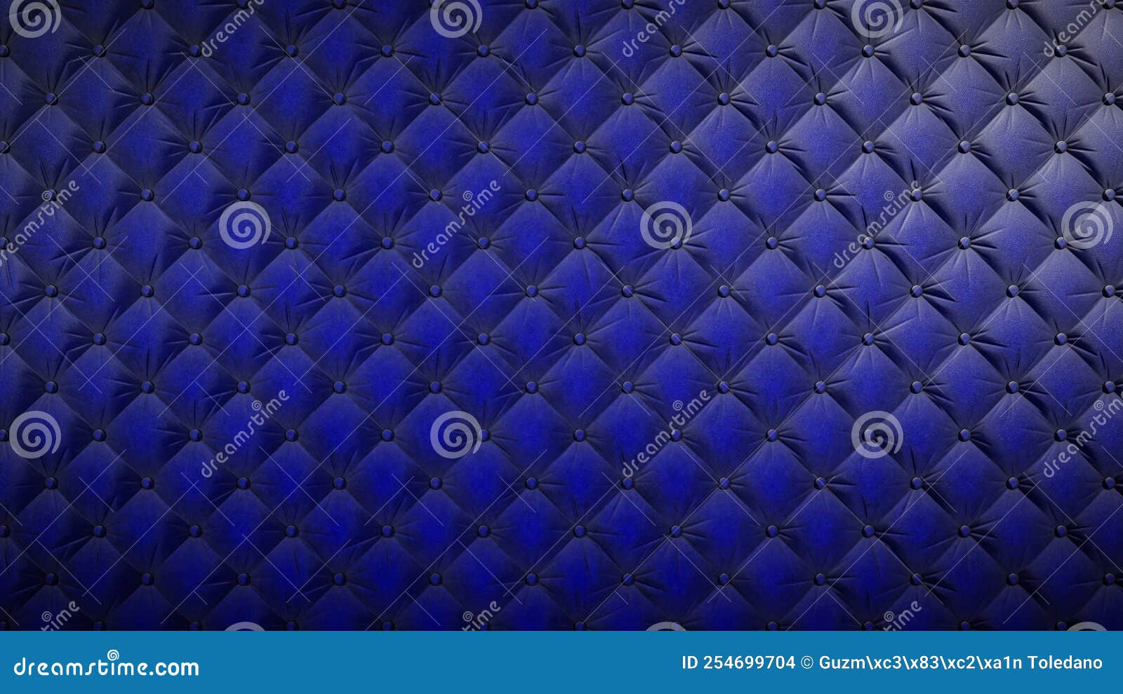 Luxury Elegant Blue Leather Texture with Buttons for Pattern and ...