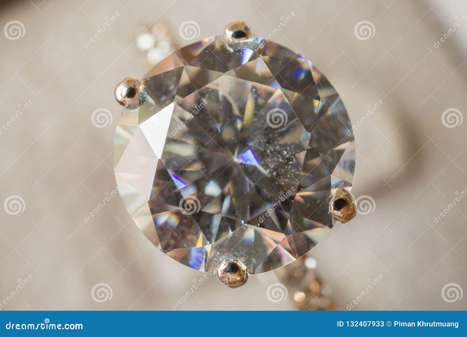 Luxury Engagement Diamond Ring in Jewelry Box Stock Image - Image of ...