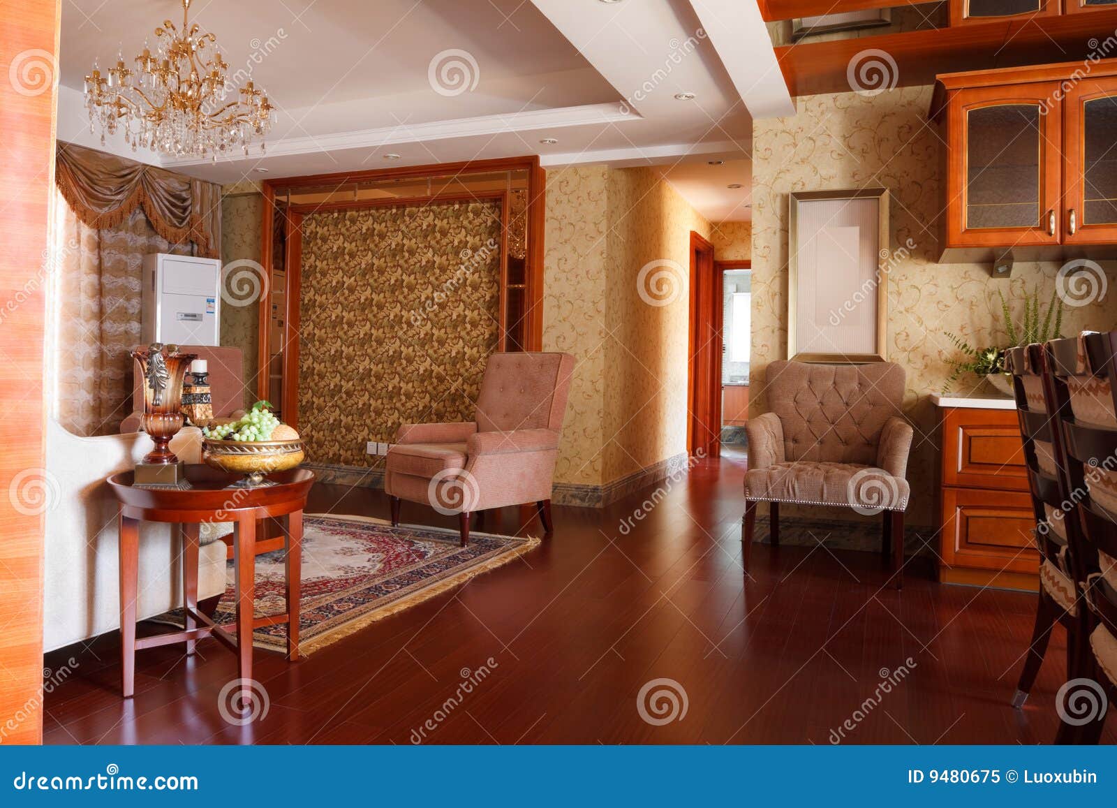 The Luxury Expensive House Interior Stock Image - Image of classic ...