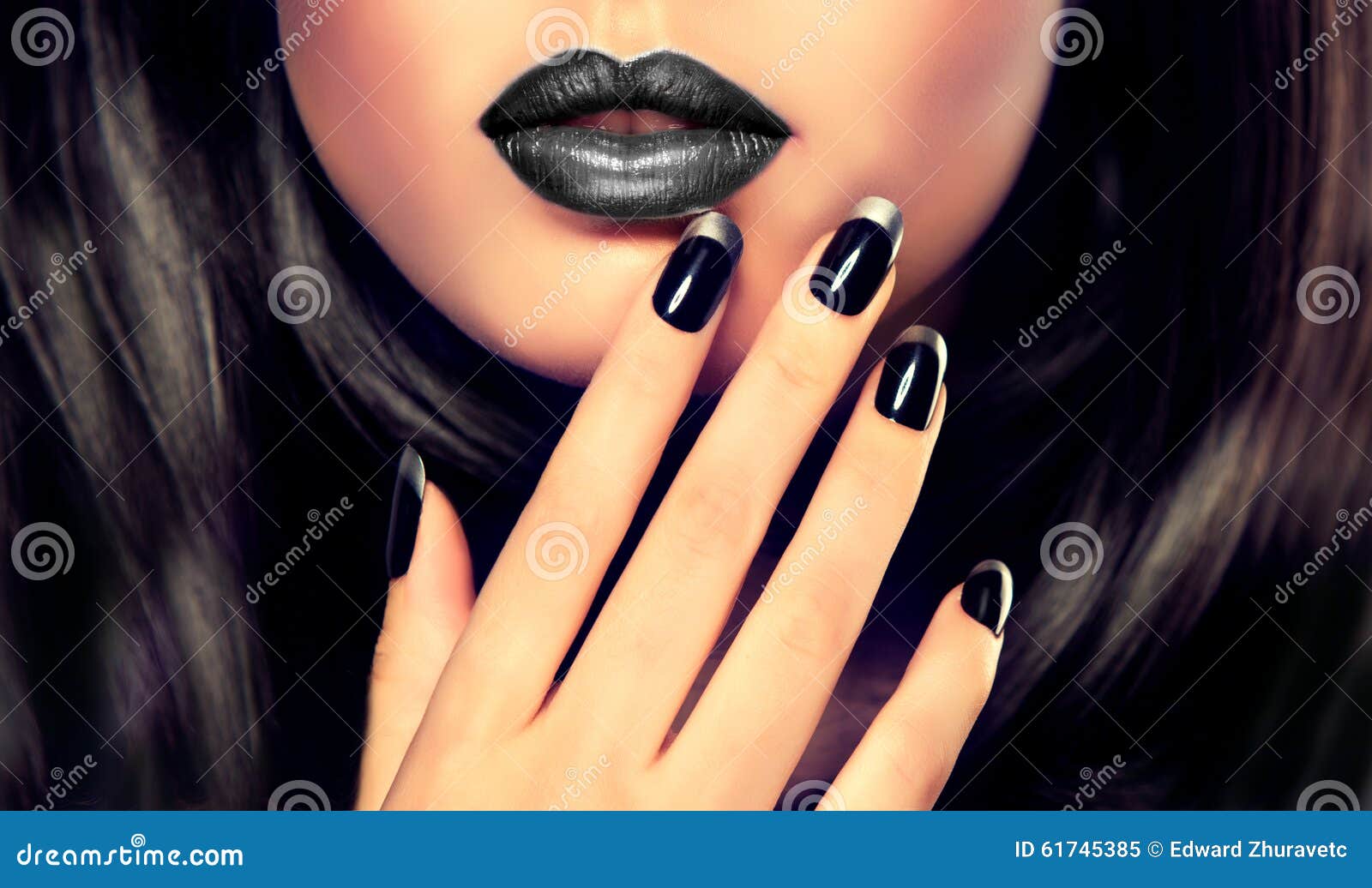 Luxury Fashion Style Manicure Cosmetics And Makeup Stock Image