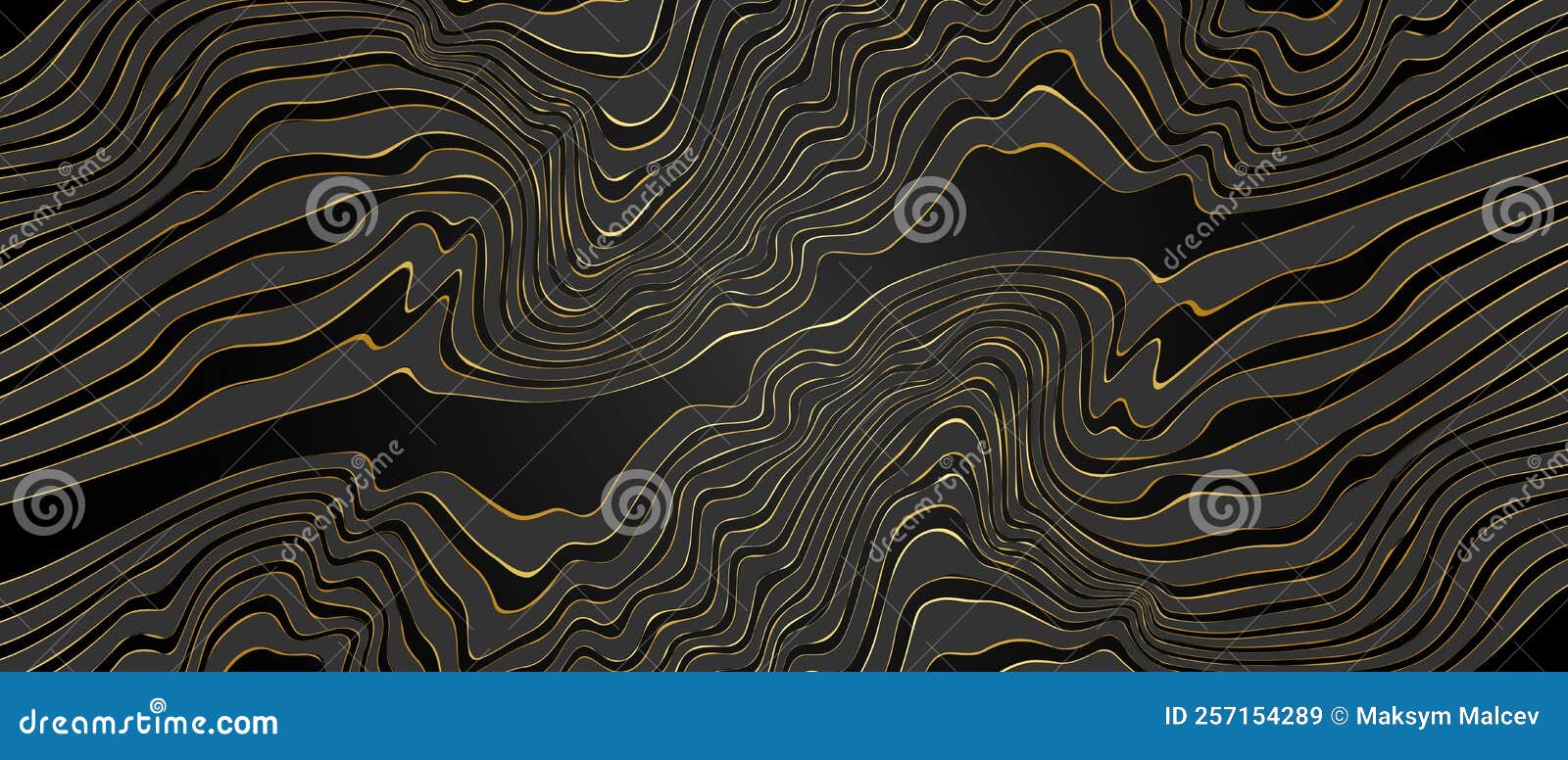 Luxury Fashionable Background with Black and Gold Line Pattern. Vector ...