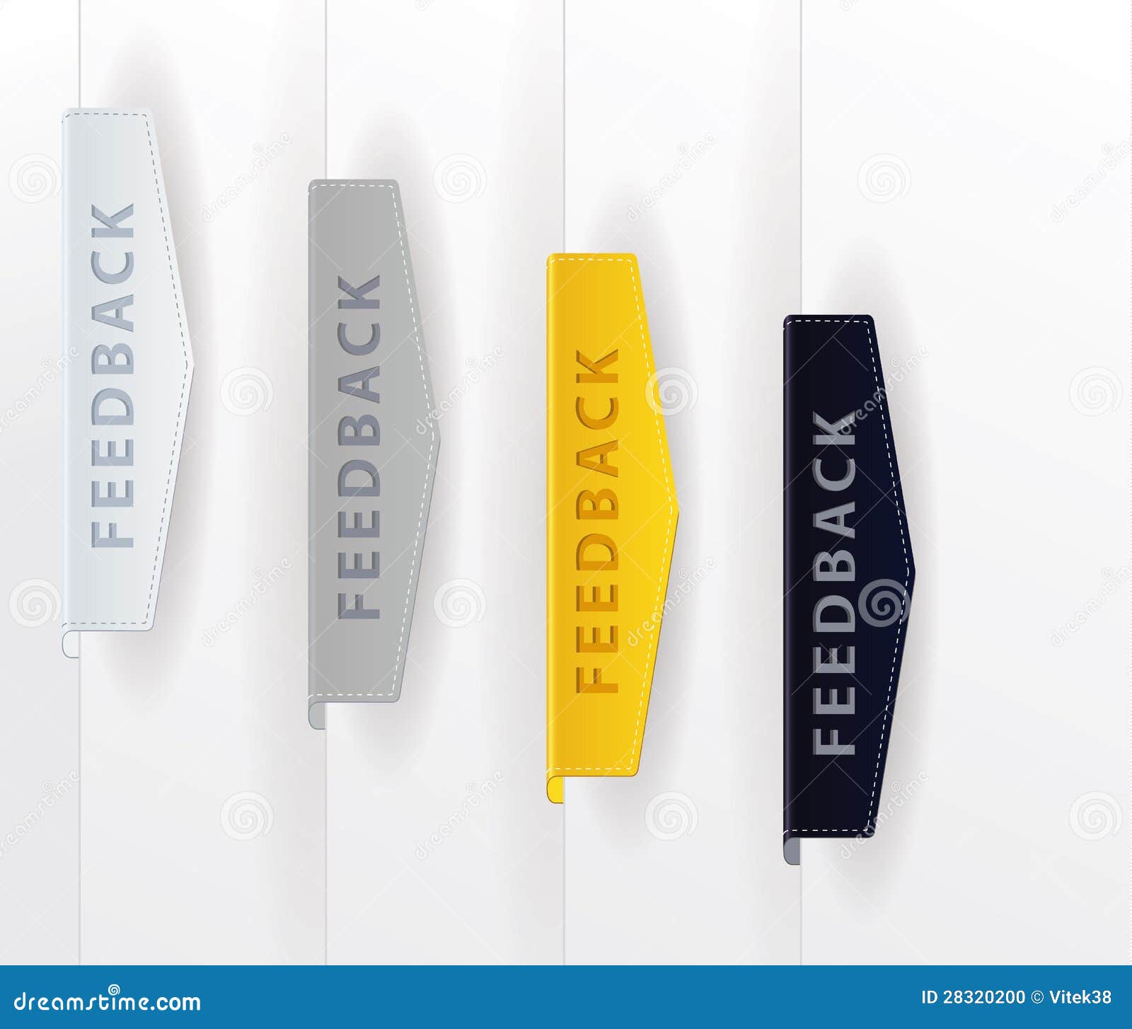Luxury Feedback Buttons for Youre Website Stock Vector - Illustration ...