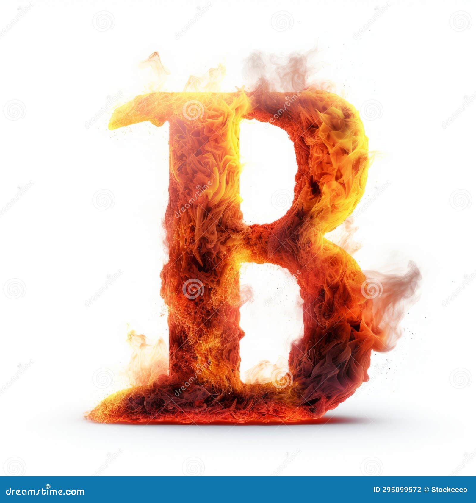 Luxury Fire Text Effect Isolated on White Background Stock Illustration ...