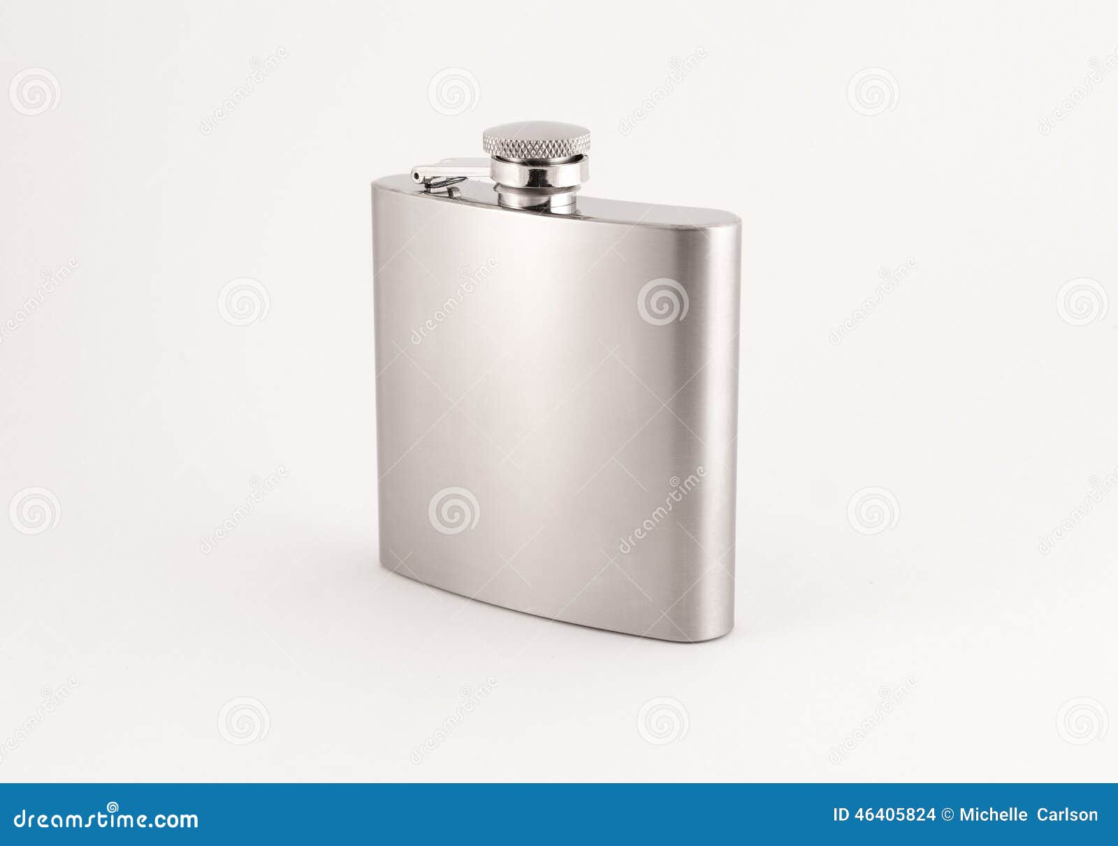 Luxury flask stock photo. Image of finish, design, chrome - 46405824
