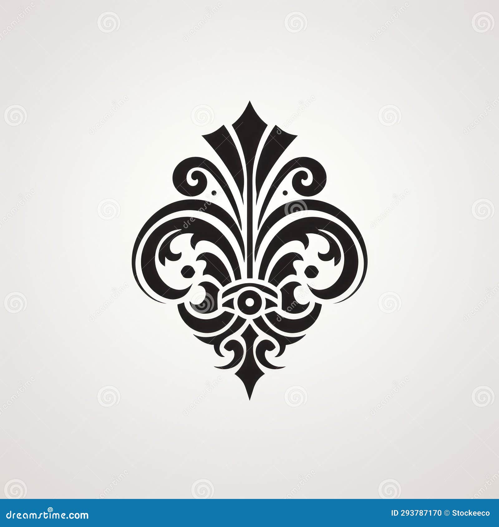 Luxury Fleur De Lis Pattern: Minimalist Illustrator Inspired Decorative ...