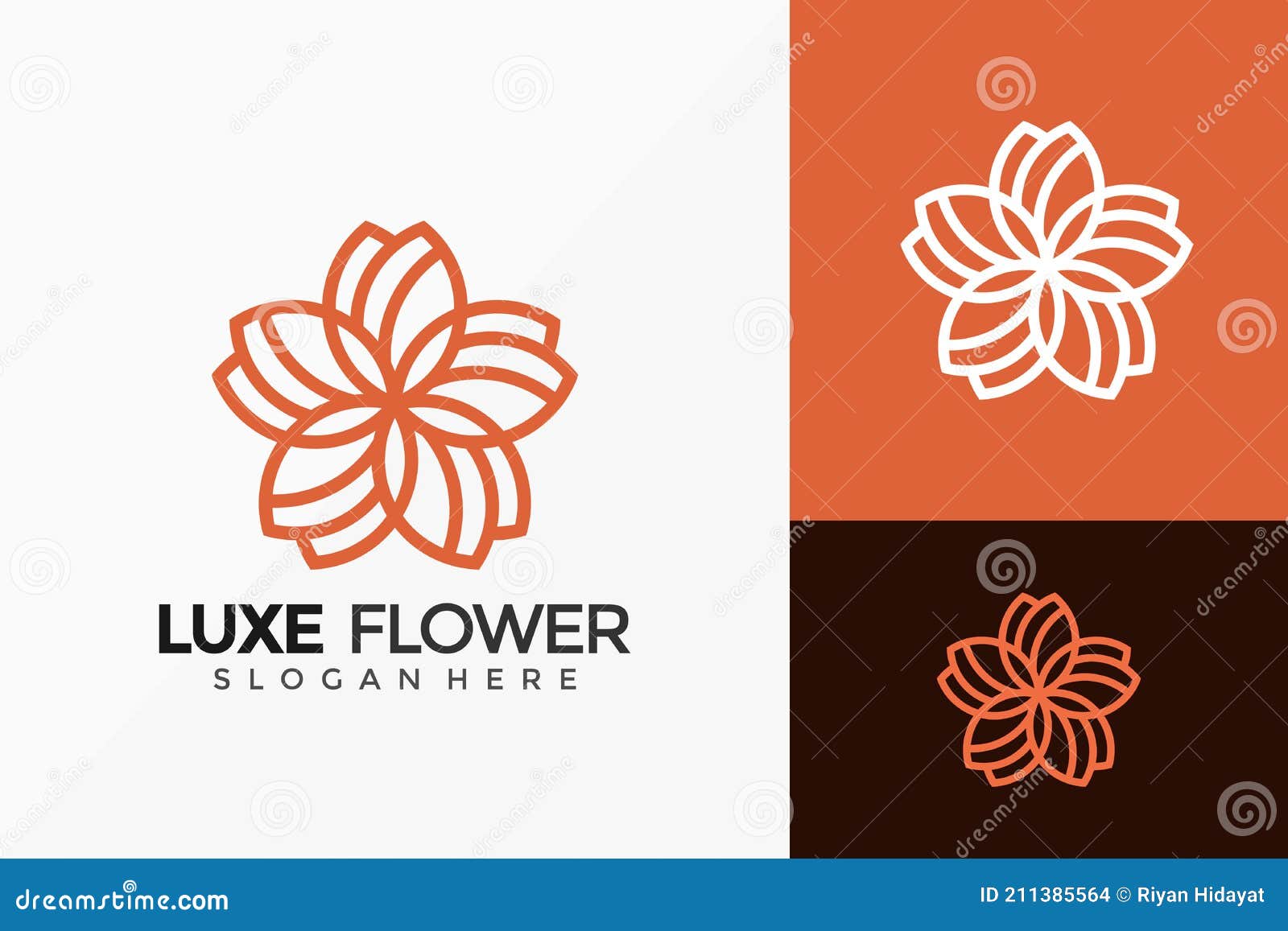 Luxury Flower Creative Logo Design. Modern Idea Logos Designs Vector ...