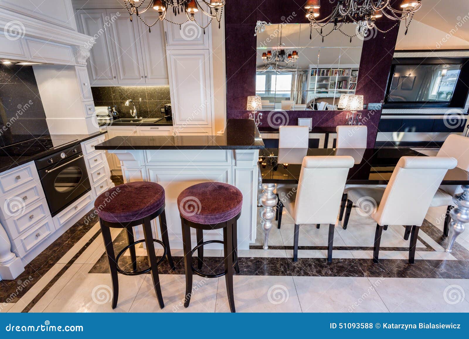 Luxury glamour interior stock photo. Image of home, elegant - 51093588