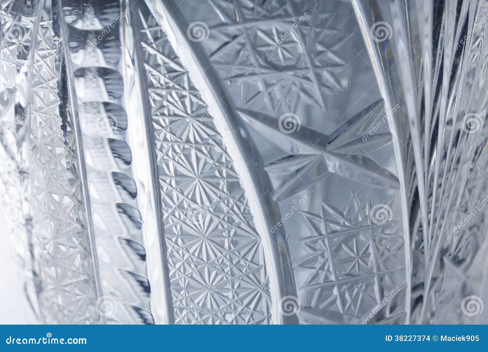Luxury Glass Crystal Pattern Close-up Stock Photo - Image of container ...