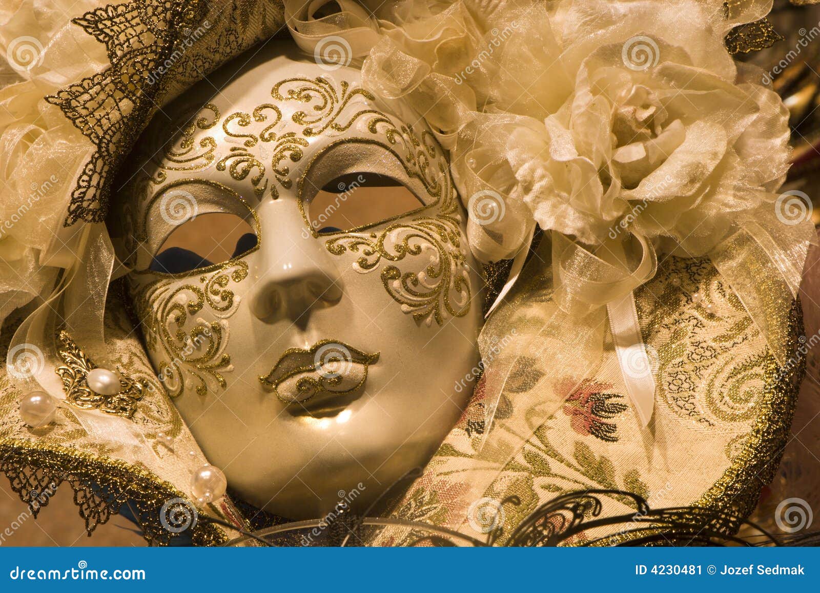 Luxury Gold Mask from Venice Stock Image - Image of beauty, expression ...