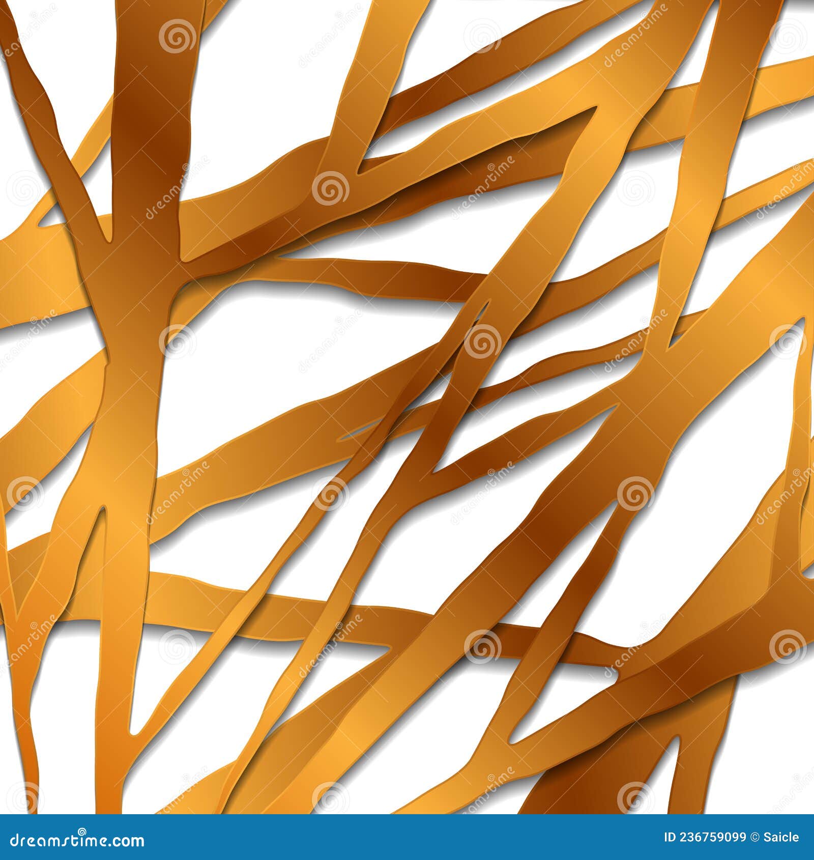 Luxury Golden Curved Grid Pattern Abstract Tech Background Stock Vector ...