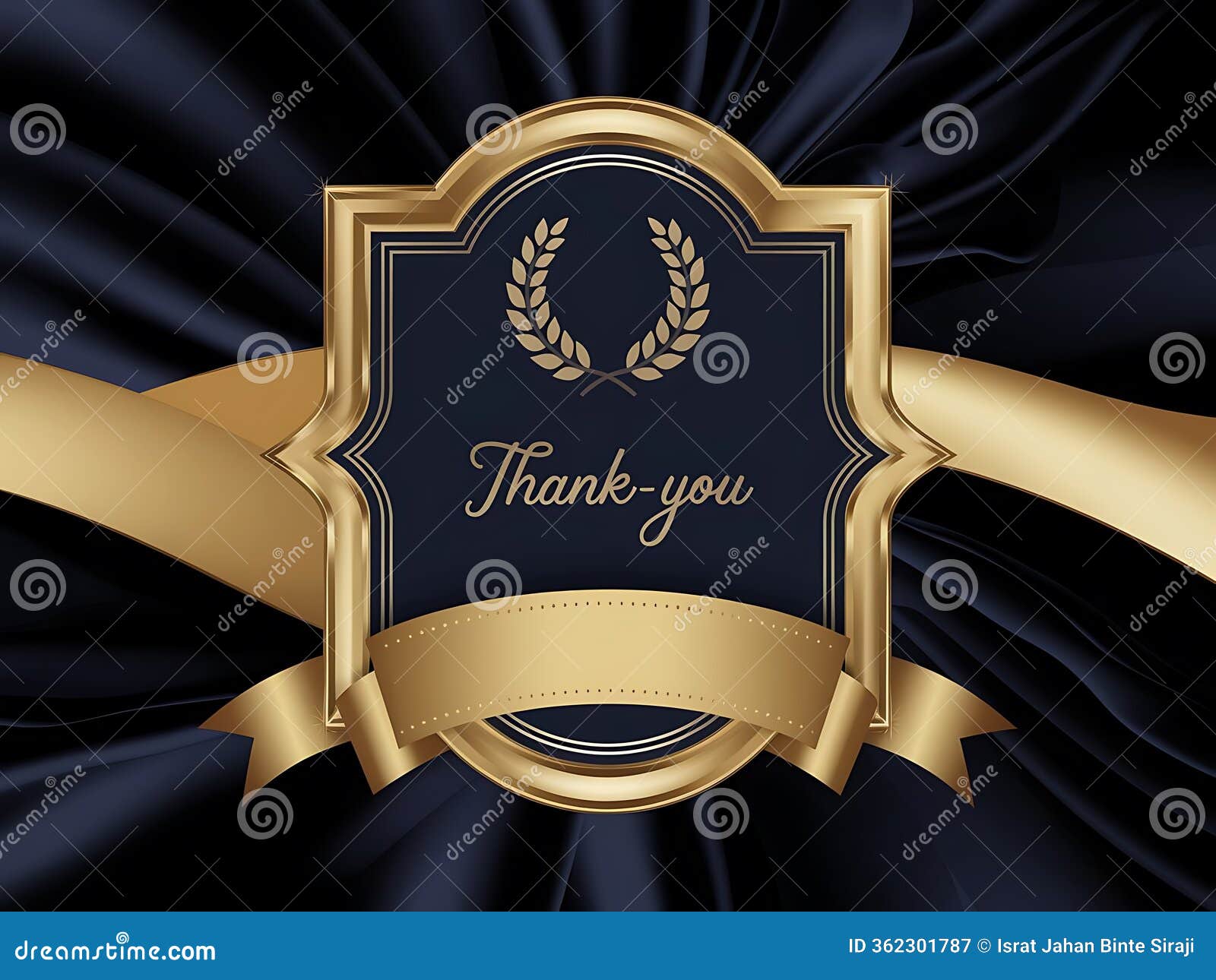 Luxury Golden Frame Employee Award Recognition Wallpaper Stock ...
