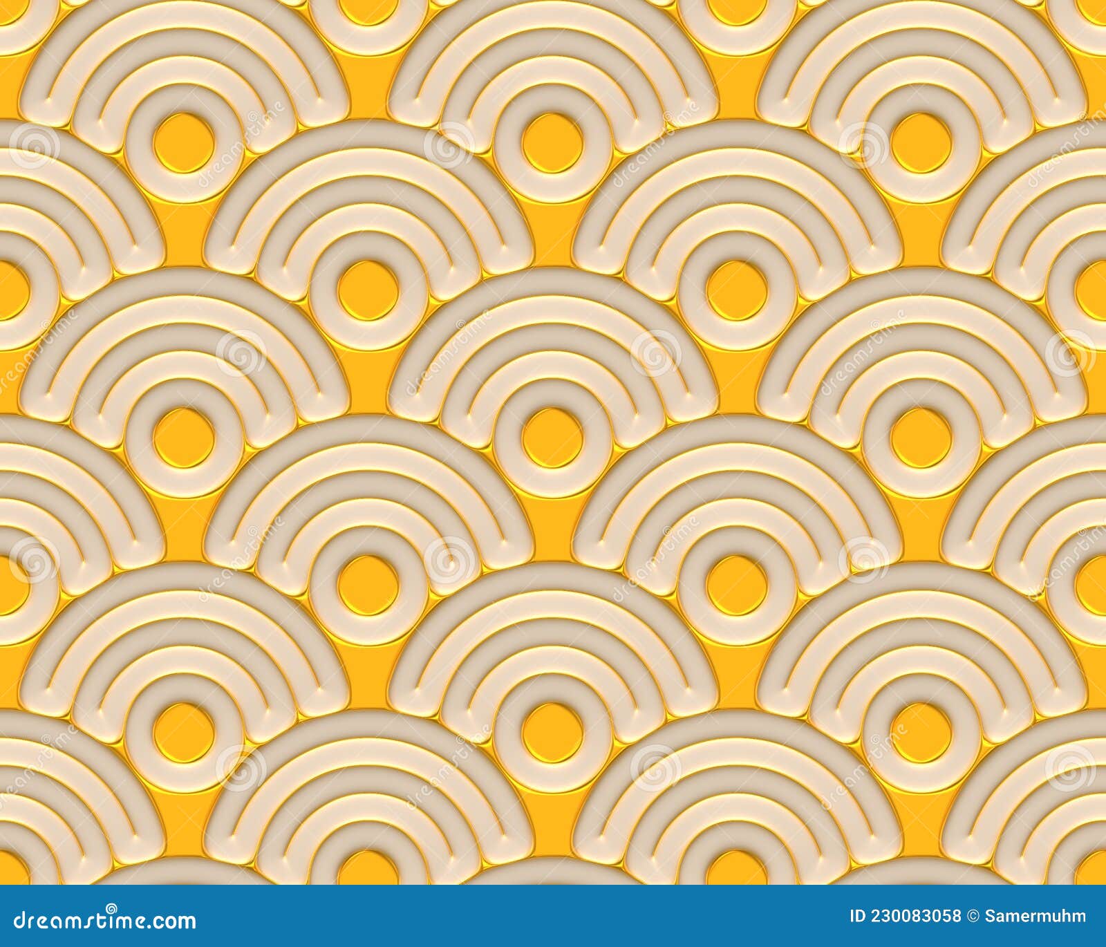 Luxury Golden Geometric Pattern, Seamless 3D Rendering Texture Ready ...