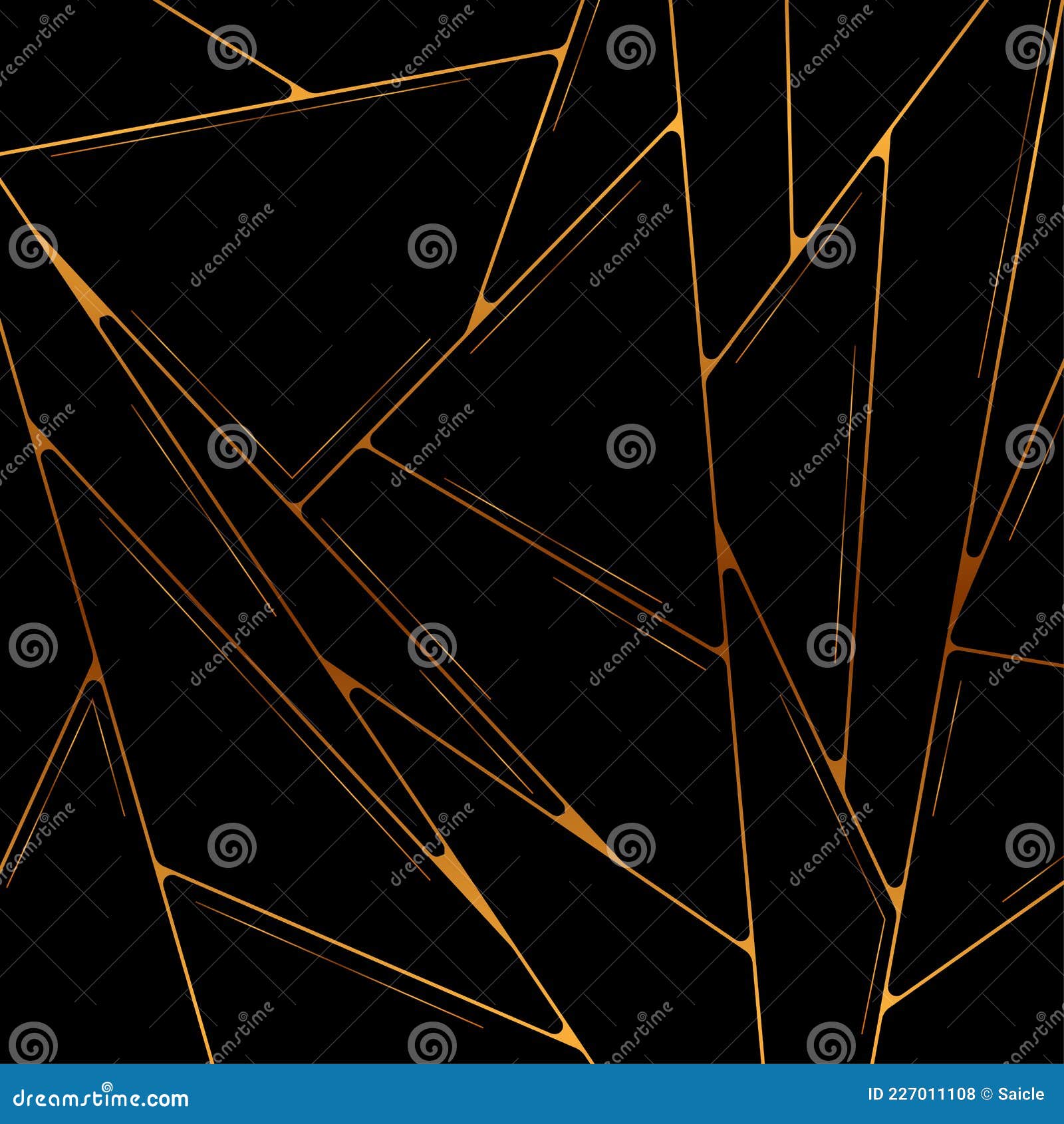 Luxury Golden Grid Pattern Abstract Tech Background Stock Vector ...