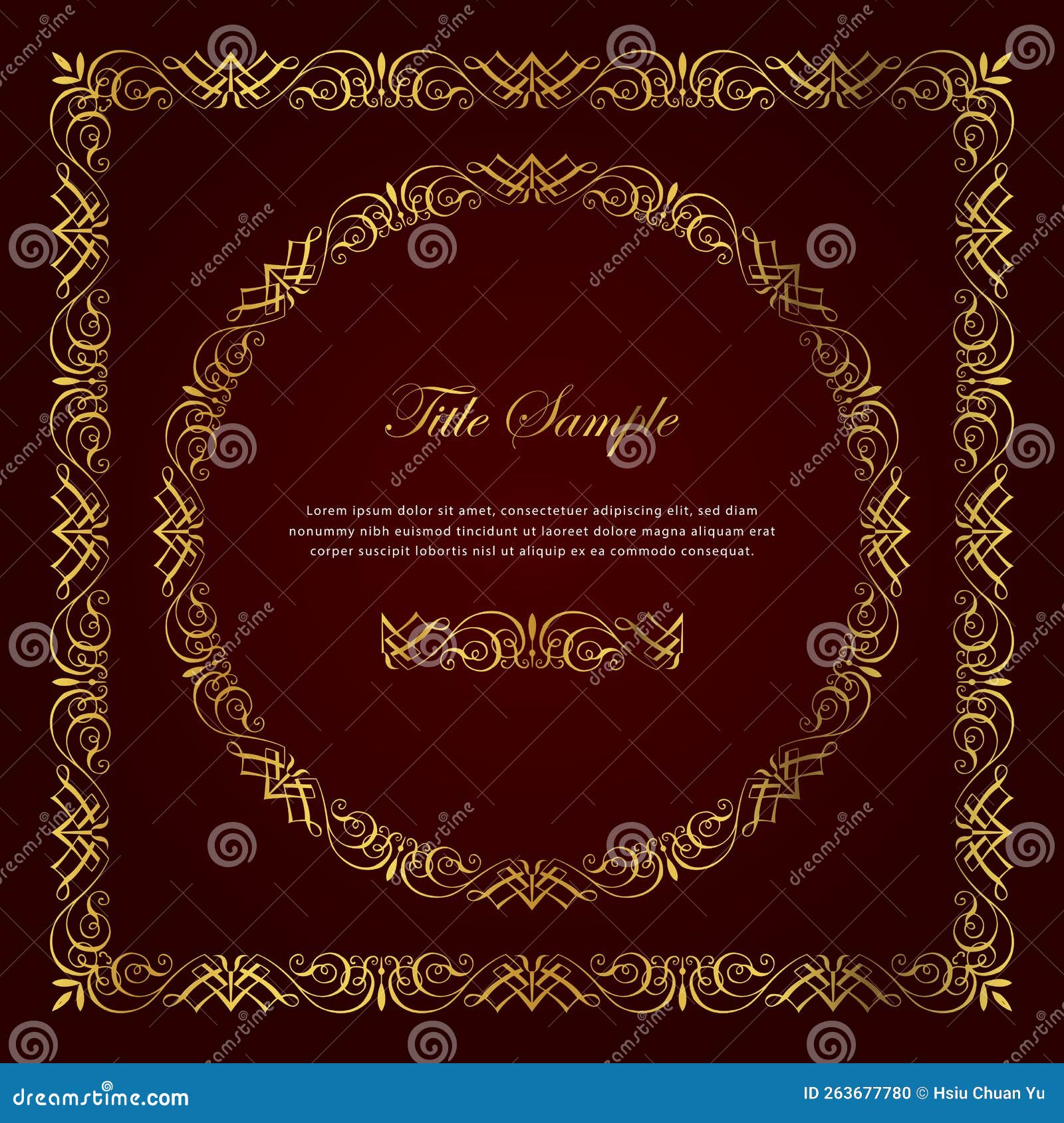 Square Vine Frame Royalty-Free Cartoon | CartoonDealer.com #138948437