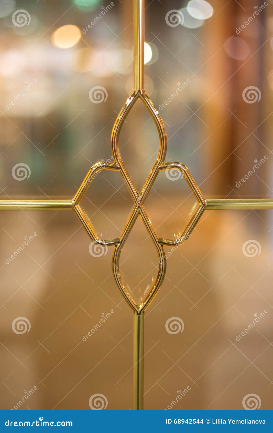 Luxury golden window frame stock photo. Image of style - 68942544