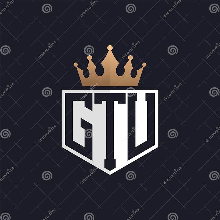 Luxury GTU Logo with Crown. Elegant Initials GTU Letter Logo for ... Luxury GTU Logo with Crown. Elegant Initials GTU Letter Logo for ...