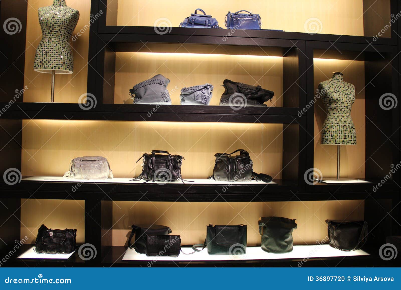 Luxury Handbag Fashion Store Editorial Image - Image of design ...