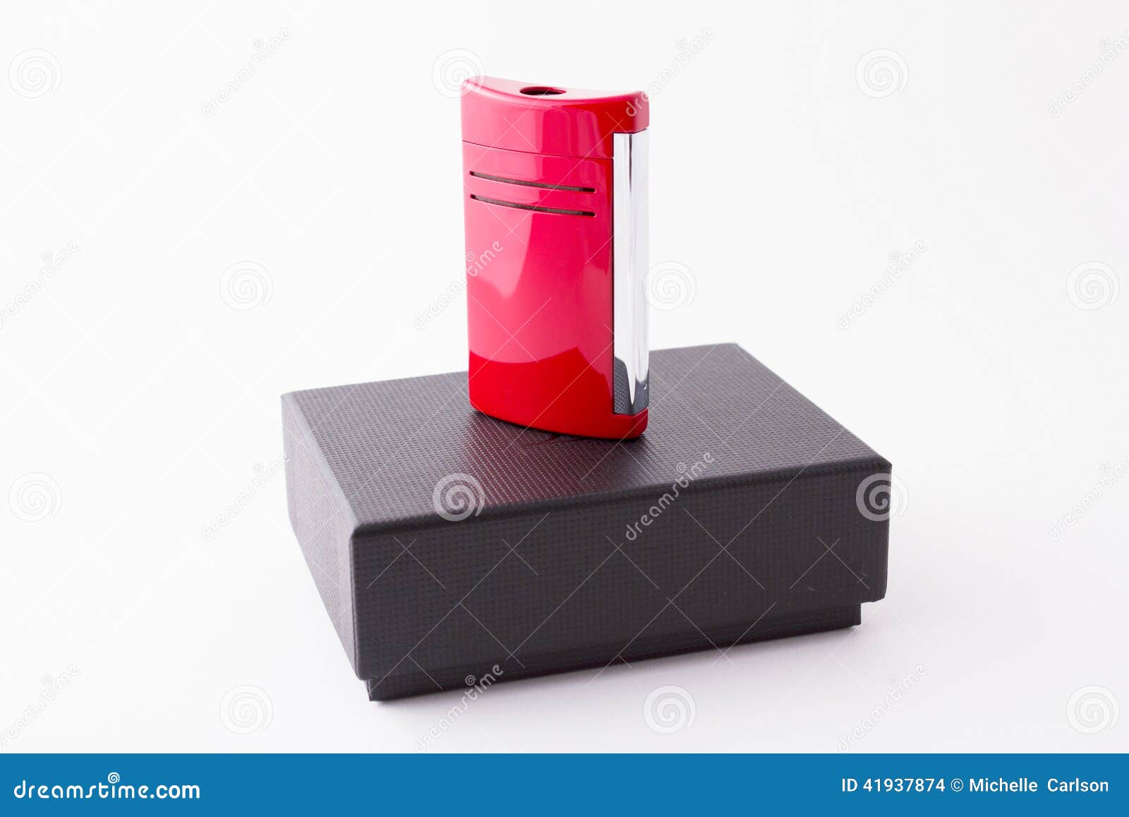 Luxury High Gloss Finished Red Lighter Stock Photo - Image of high ...