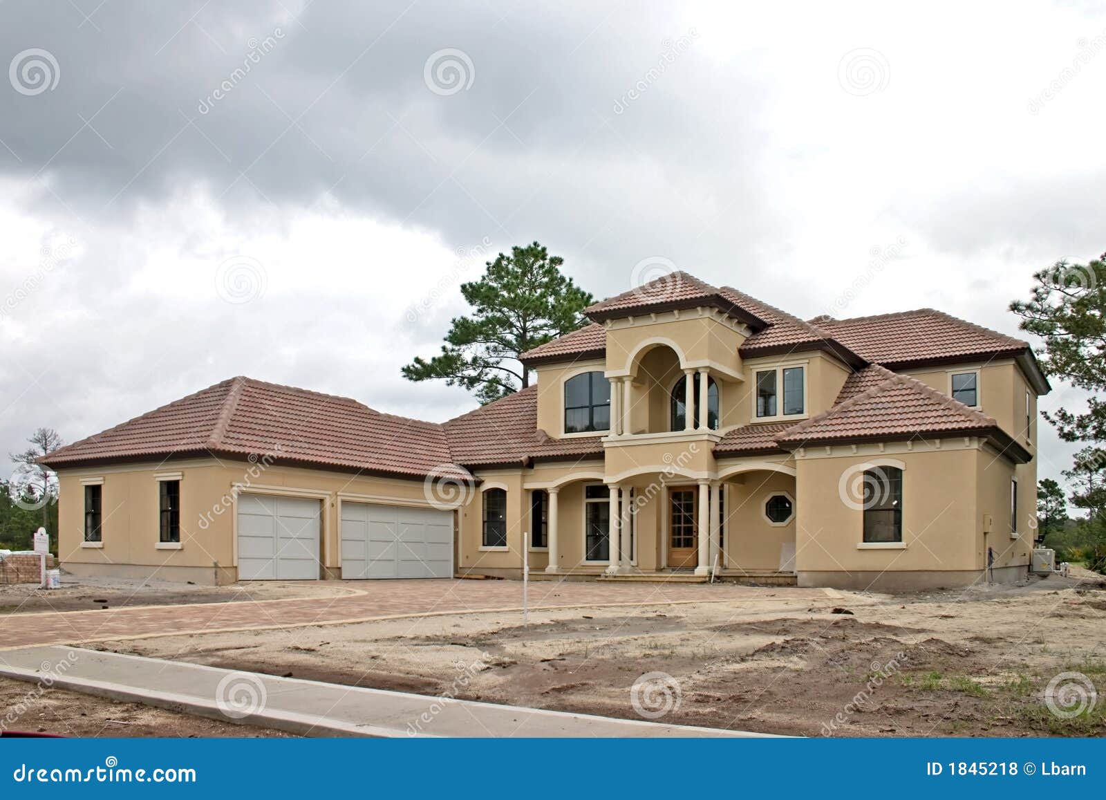 Luxury home construction 1 stock photo. Image of residential - 1845218