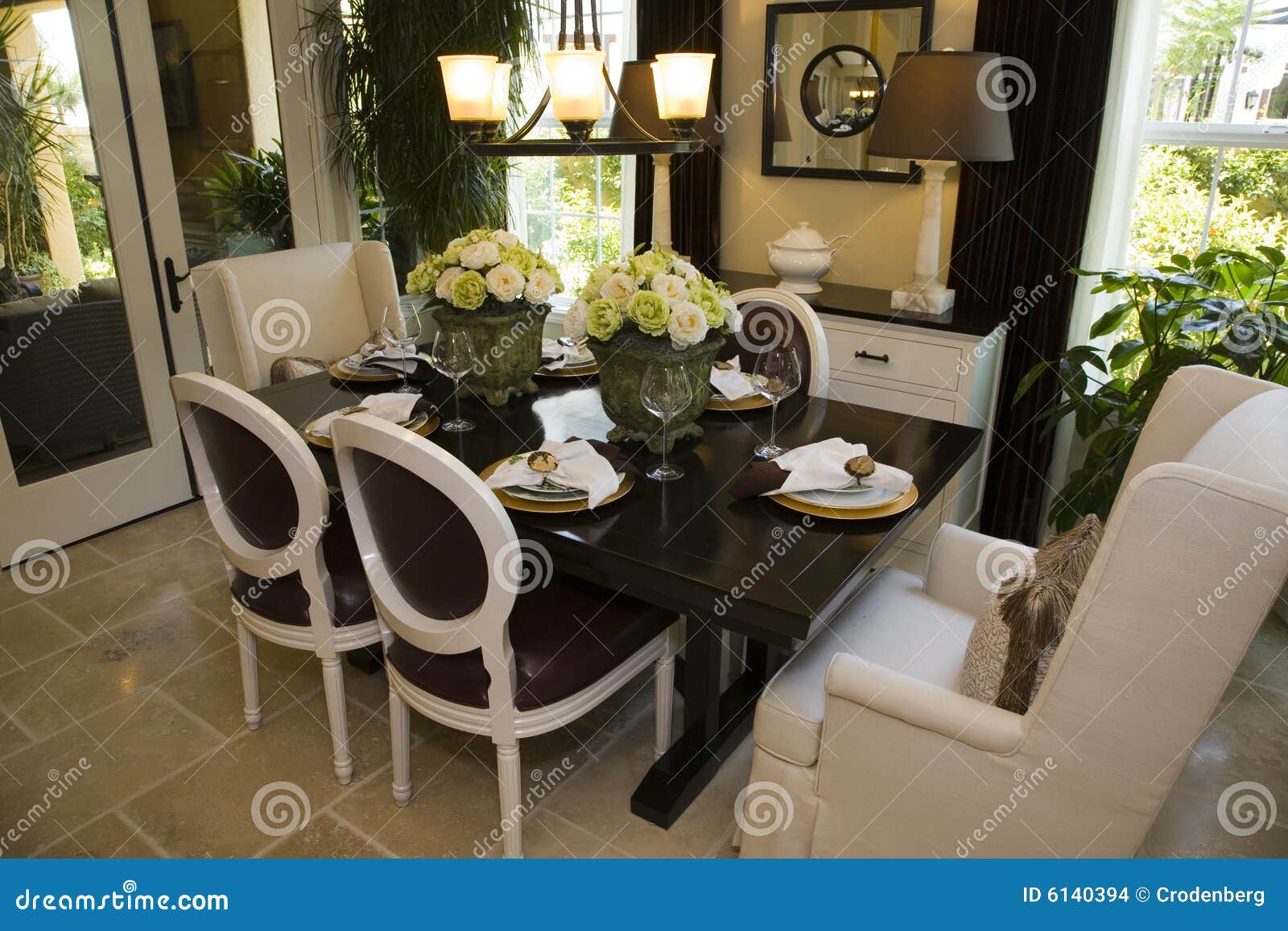Luxury Home Dining Room. Picture Image: 6140394