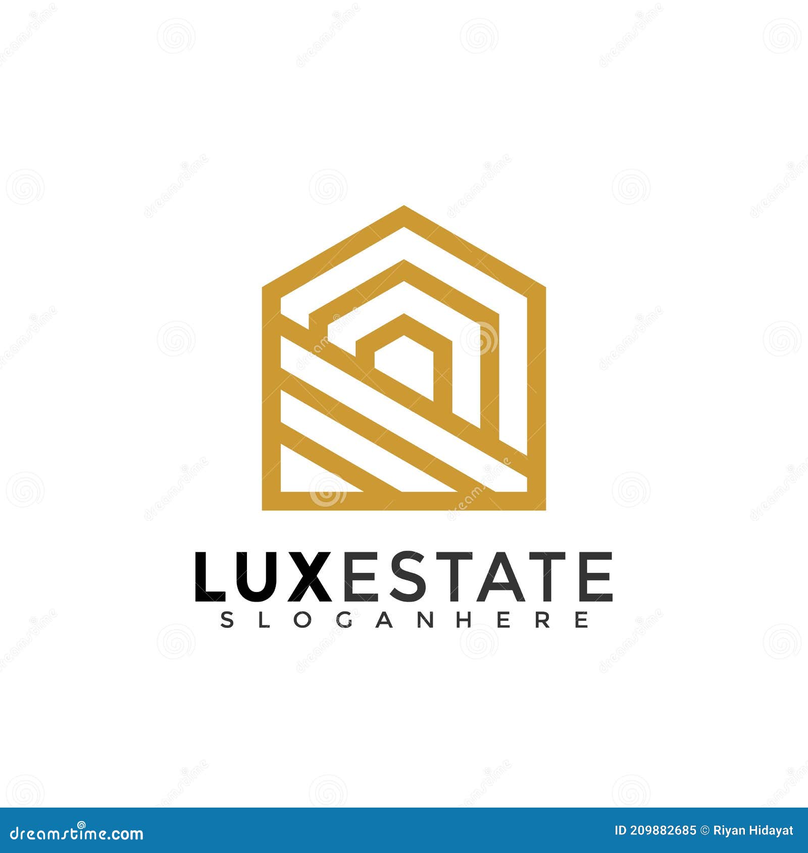 Luxury Home Estate Logo Design. Creative Idea Logos Designs Vector ...