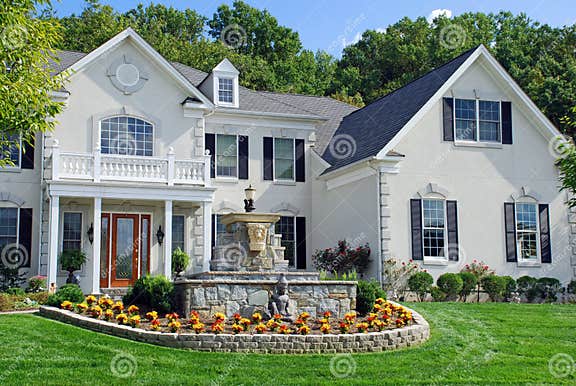 Luxury Home Statue 7 stock photo. Image of entry, expensive - 11226026