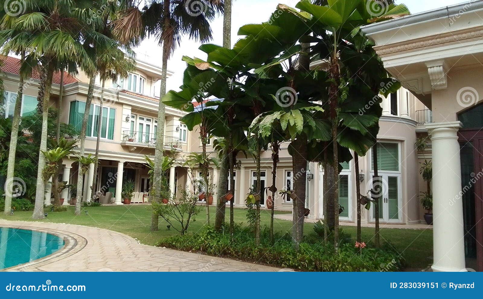 Luxury Homes Look Beautiful and Cool Stock Image - Image of cool, look ...