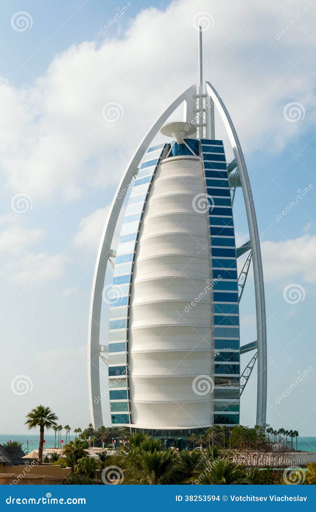 Luxury Hotel Burj Al Arab Tower of the Arabs Editorial Stock Image ...