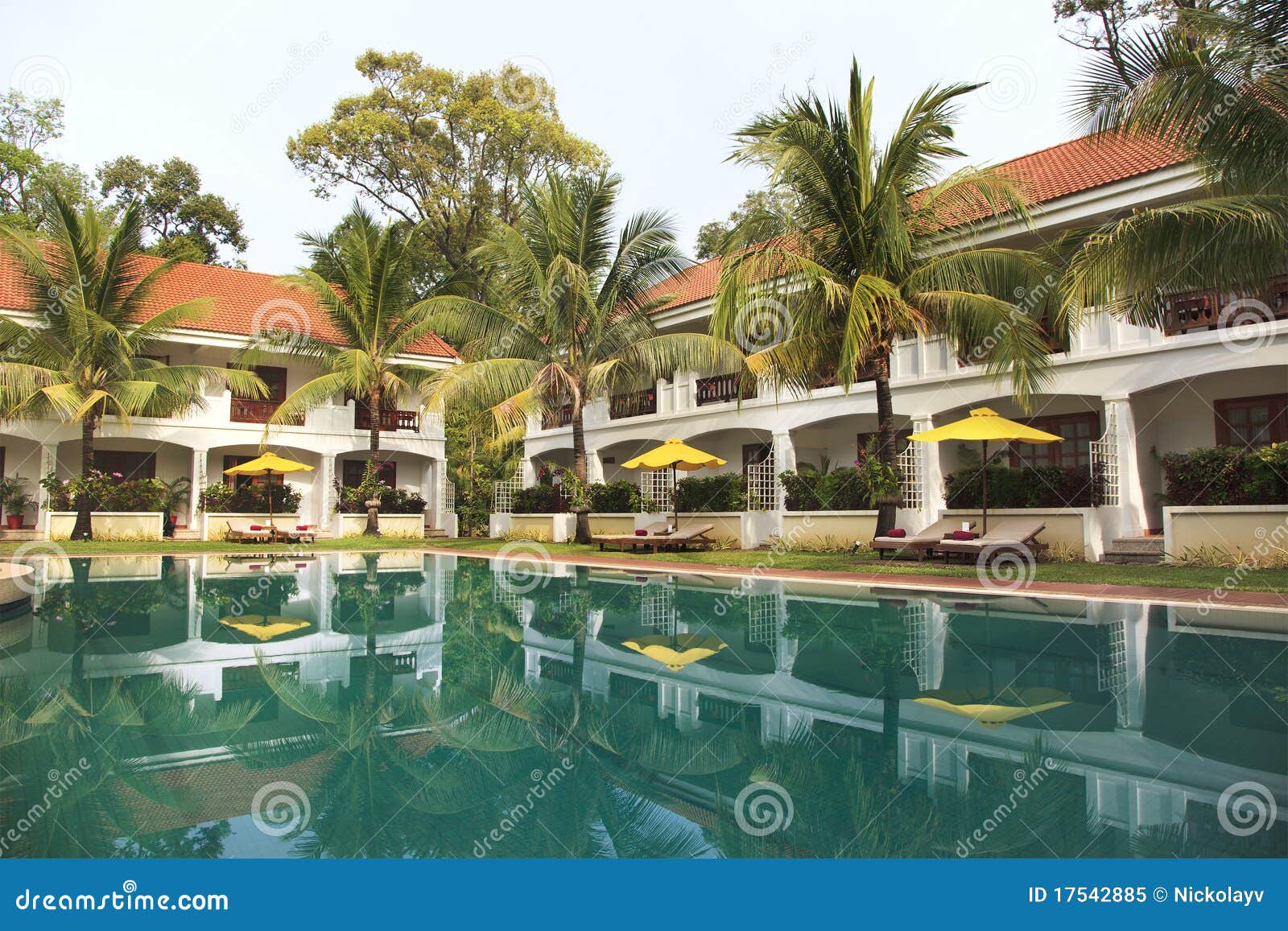 Luxury hotel exterior stock image. Image of reflection - 17542885