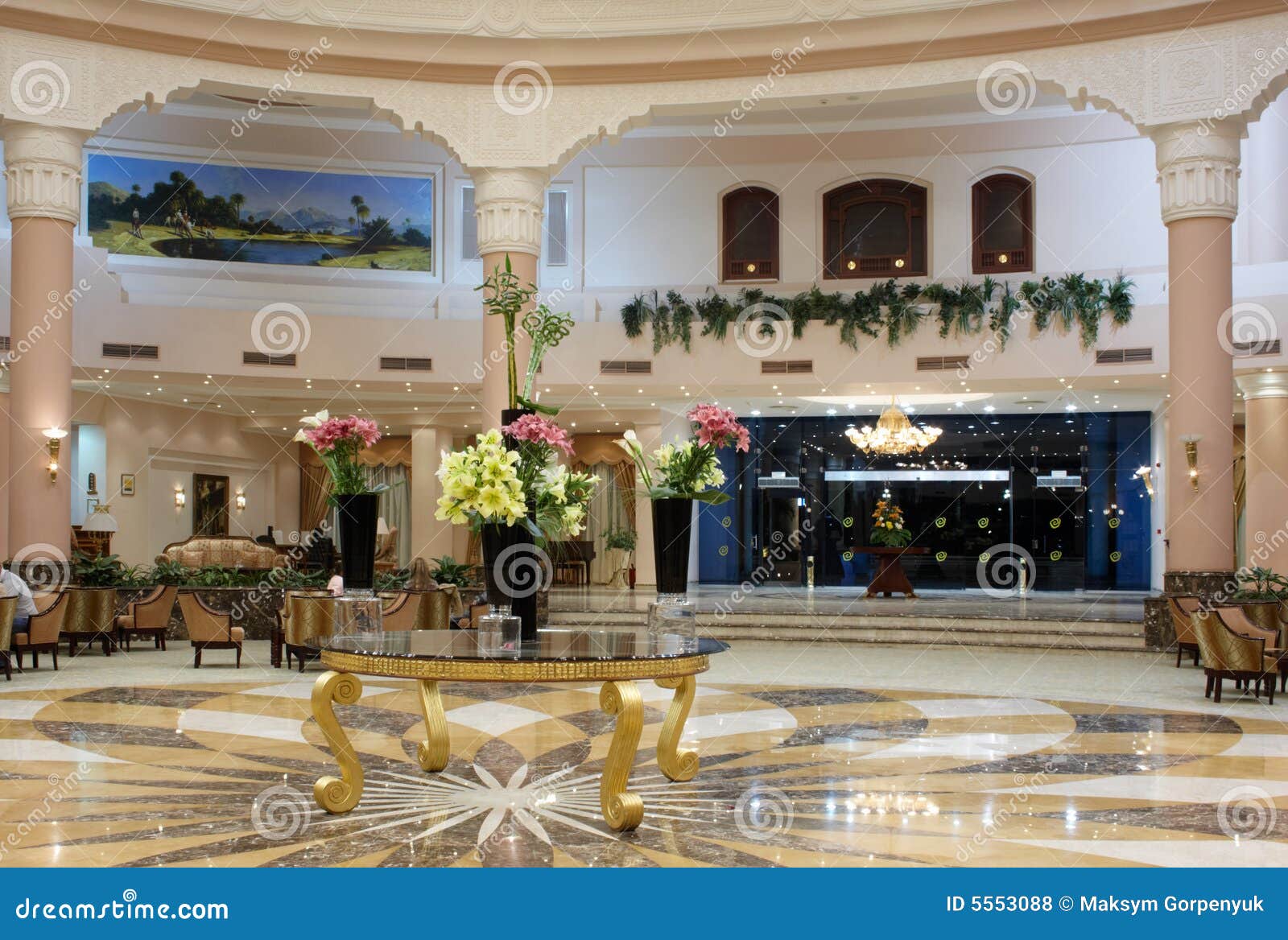 Luxury hotel hall stock photo. Image of pursuit, resort - 5553088