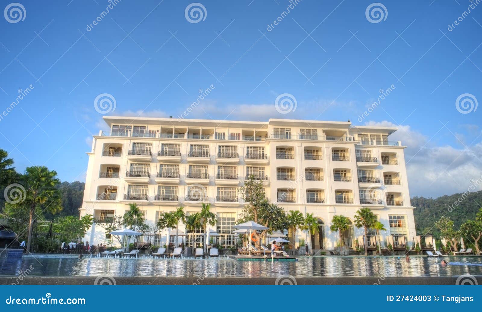 Infinity Pool At Escala Hotel In Tagaytay City, Philippines Editorial ...