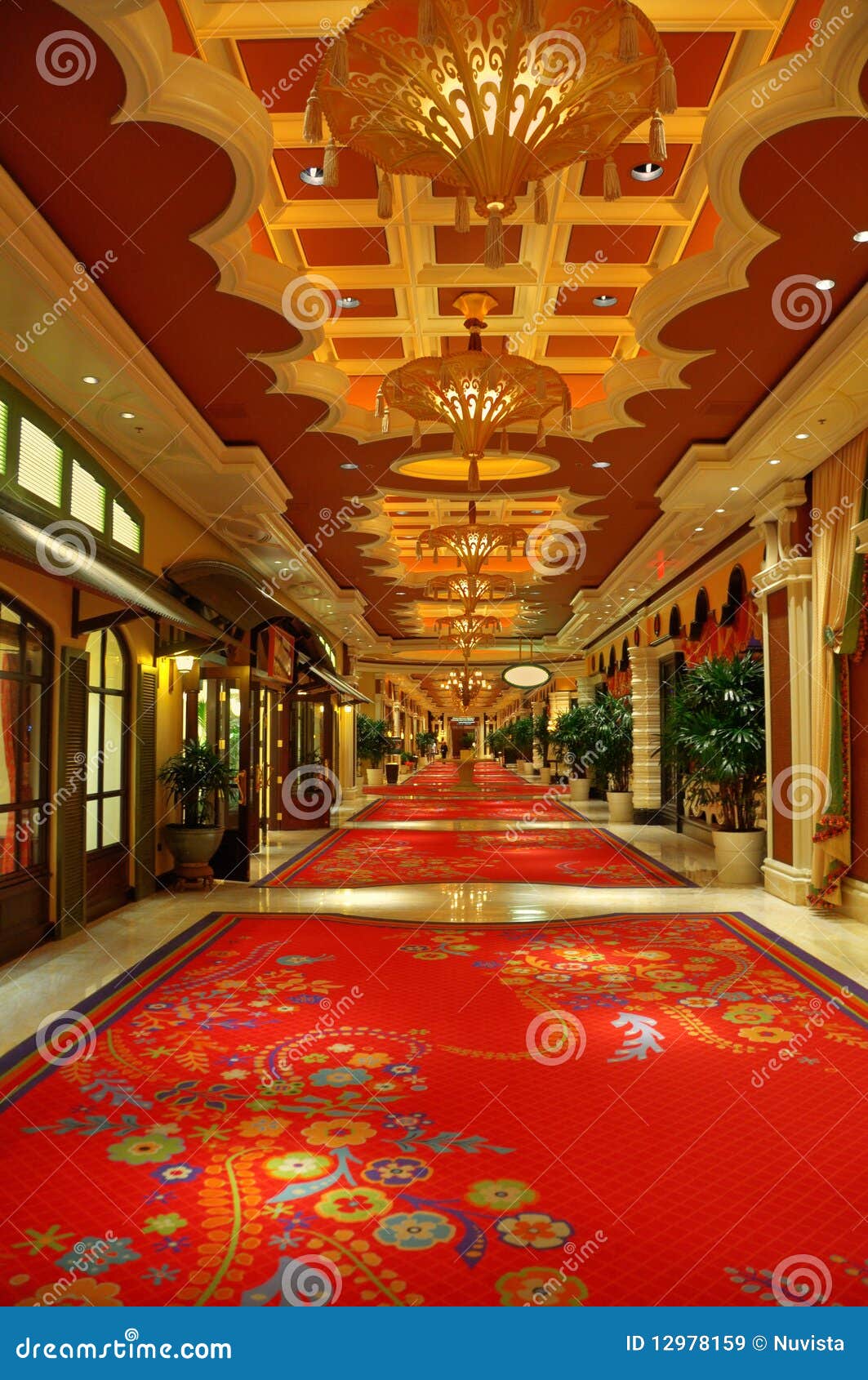 Luxury hotel interior editorial stock image. Image of lamp - 12978159