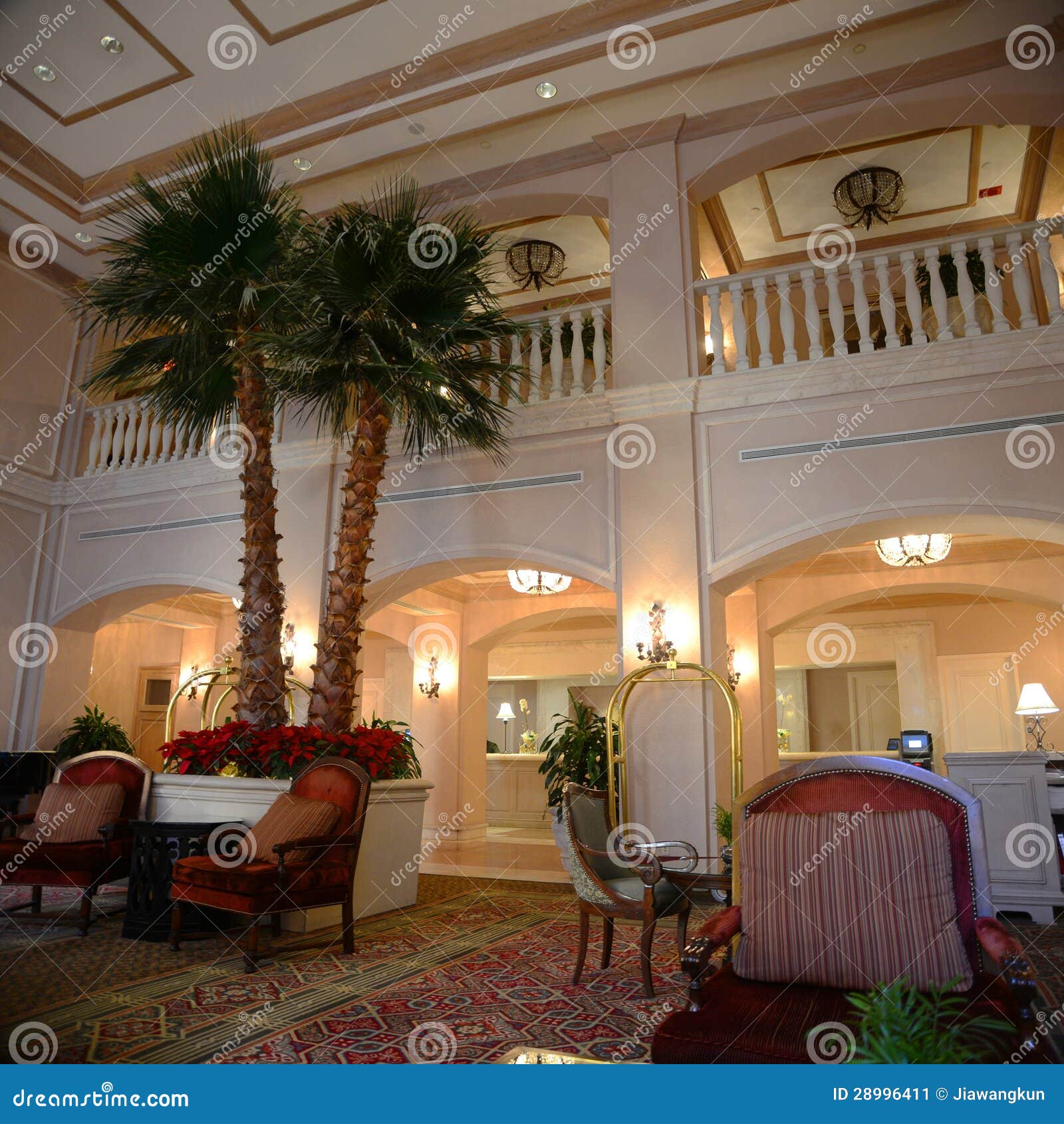 Luxury Hotel Lobby, Miami, USA Editorial Photo - Image of regency ...