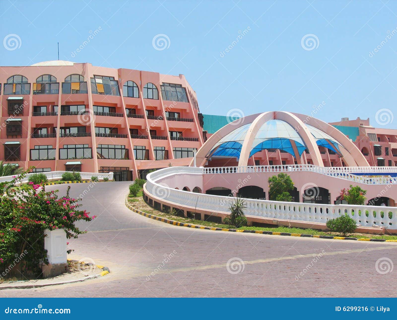 Luxury Hotel Resort Building Stock Photo - Image of tourist, relaxation ...