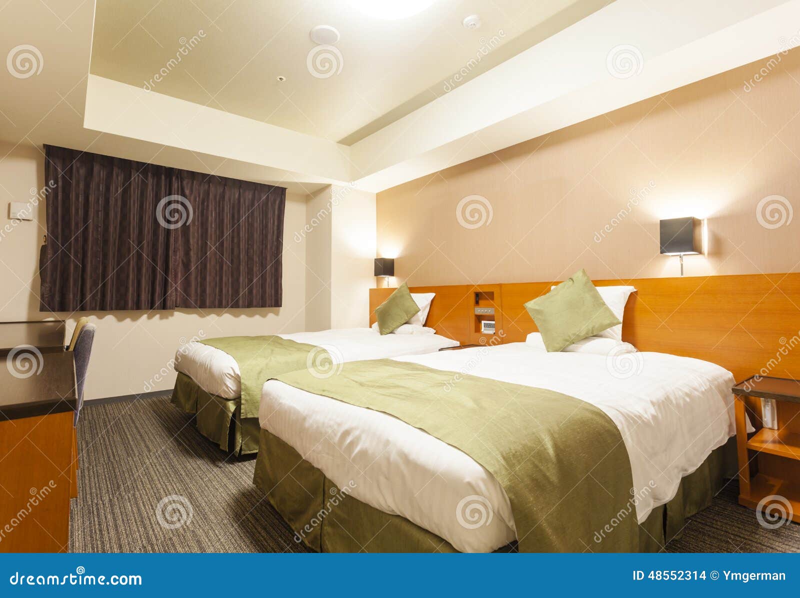 Luxury hotel room stock photo. Image of comfortable, home - 48552314