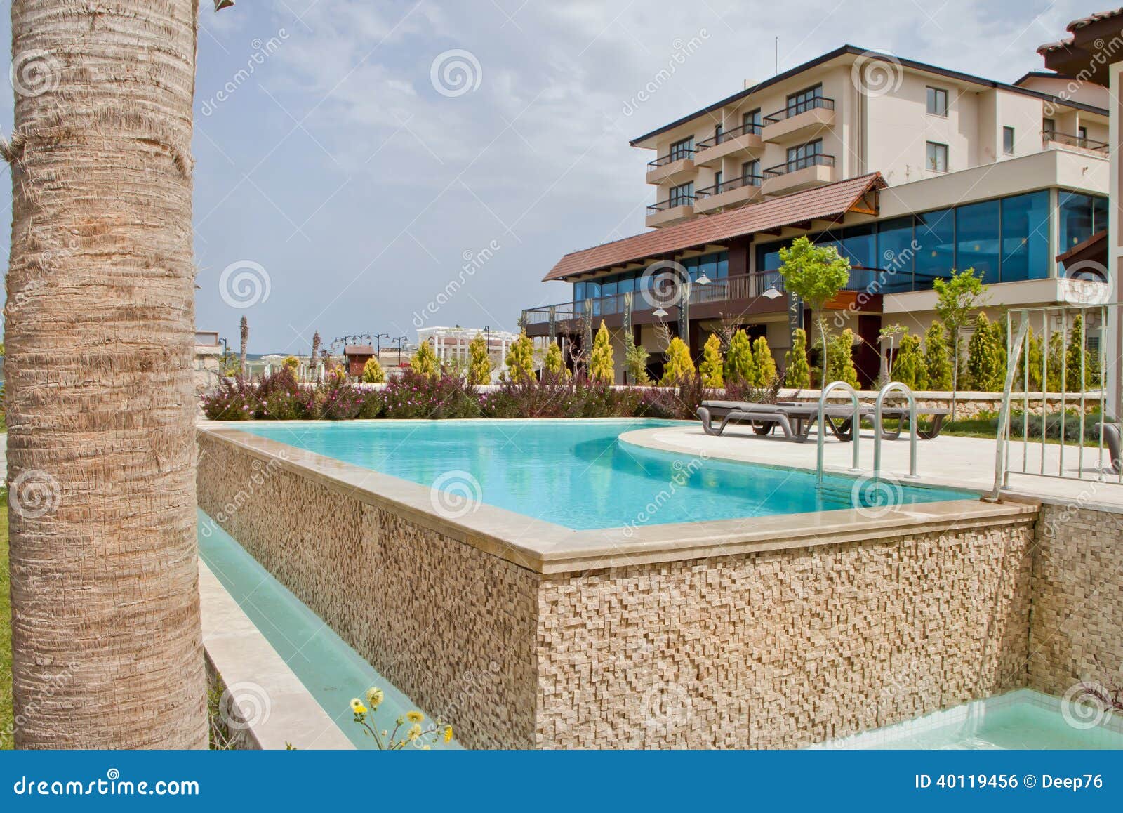 Luxury Hotel Scene stock photo. Image of beauty, destinations - 40119456